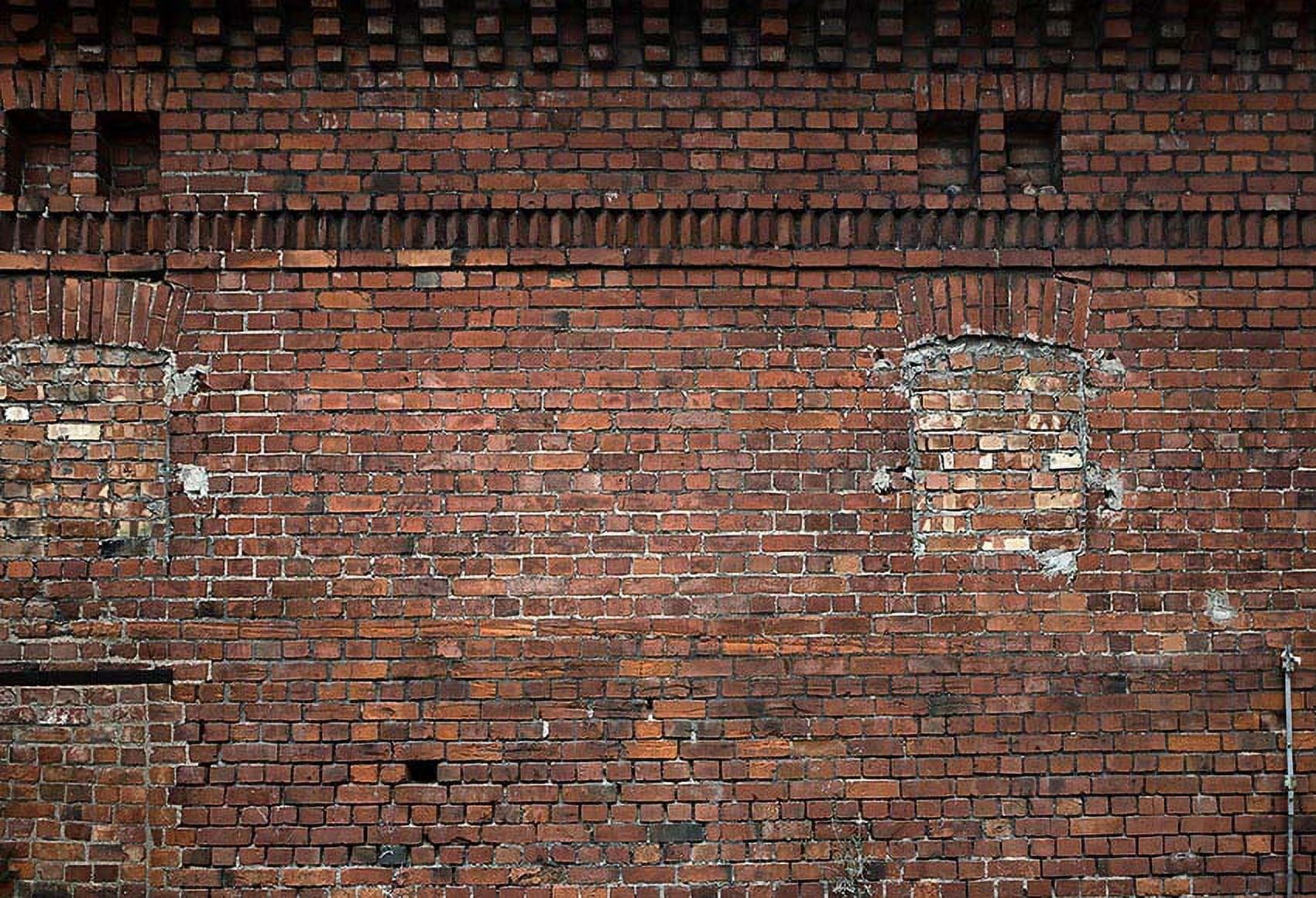 Old Shabby Brick Wall Texture Pattern Party Portrait r Photographic ...