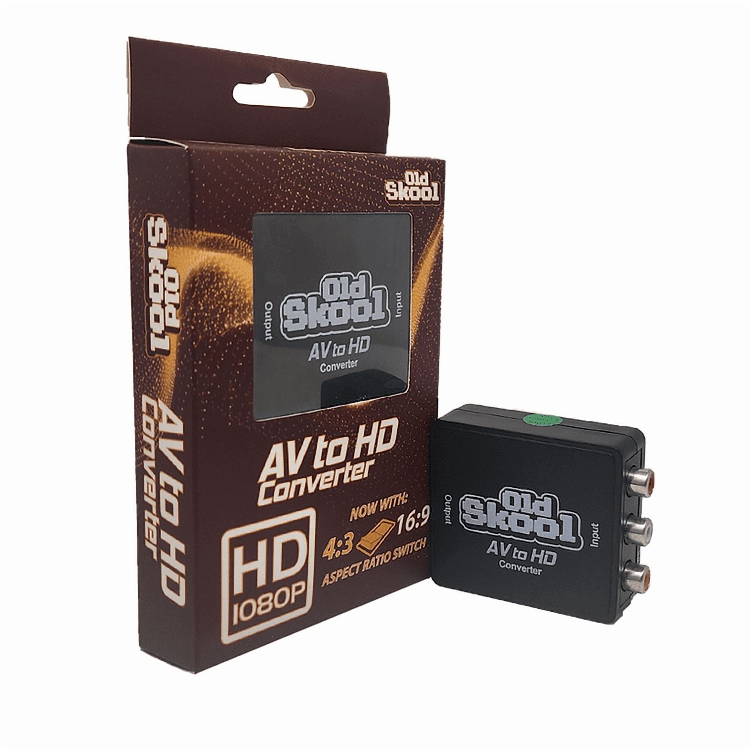Old Skool AV to HDMI Converter with Aspect Ratio Switch - Walmart.com