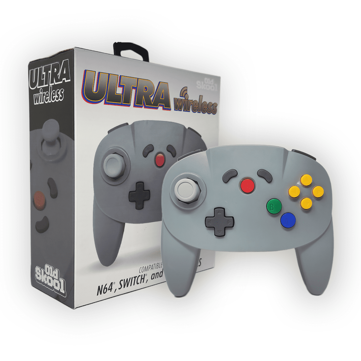 Old Skool ULTRA Wireless 64 Controller for Nintendo 64 (N64), Switch ...