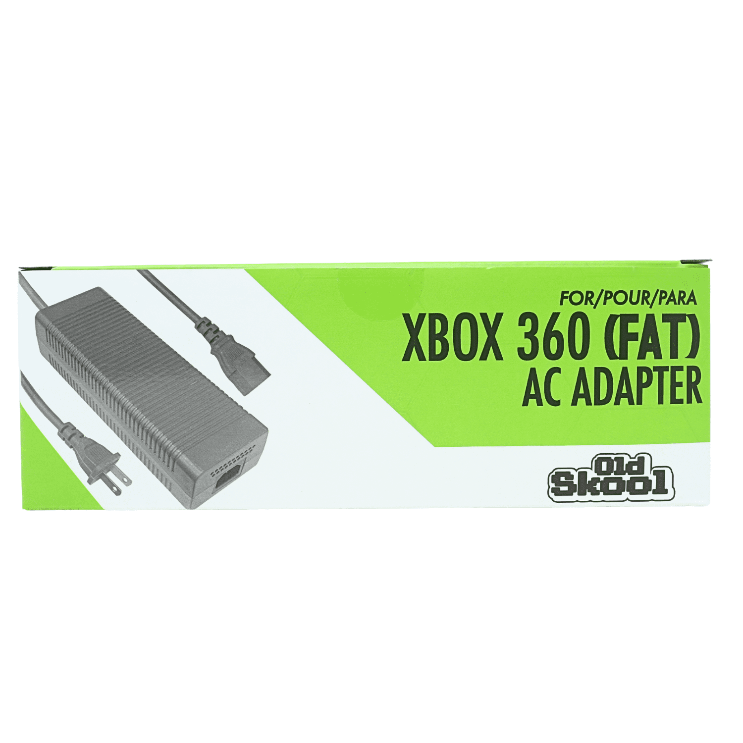 Old Skool Xbox 360 AC Adapter Power Supply Cord with Plug Cable ...