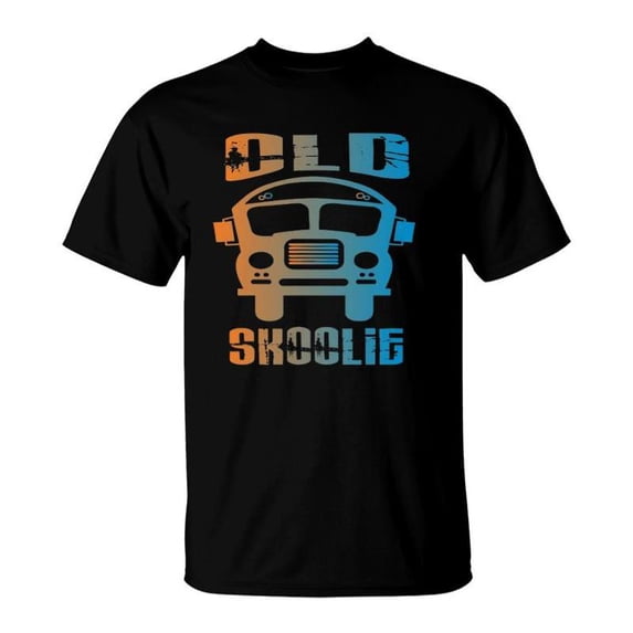 Old Skoolie School Bus Driver Conversion Van Life Bus Life TShirt ...
