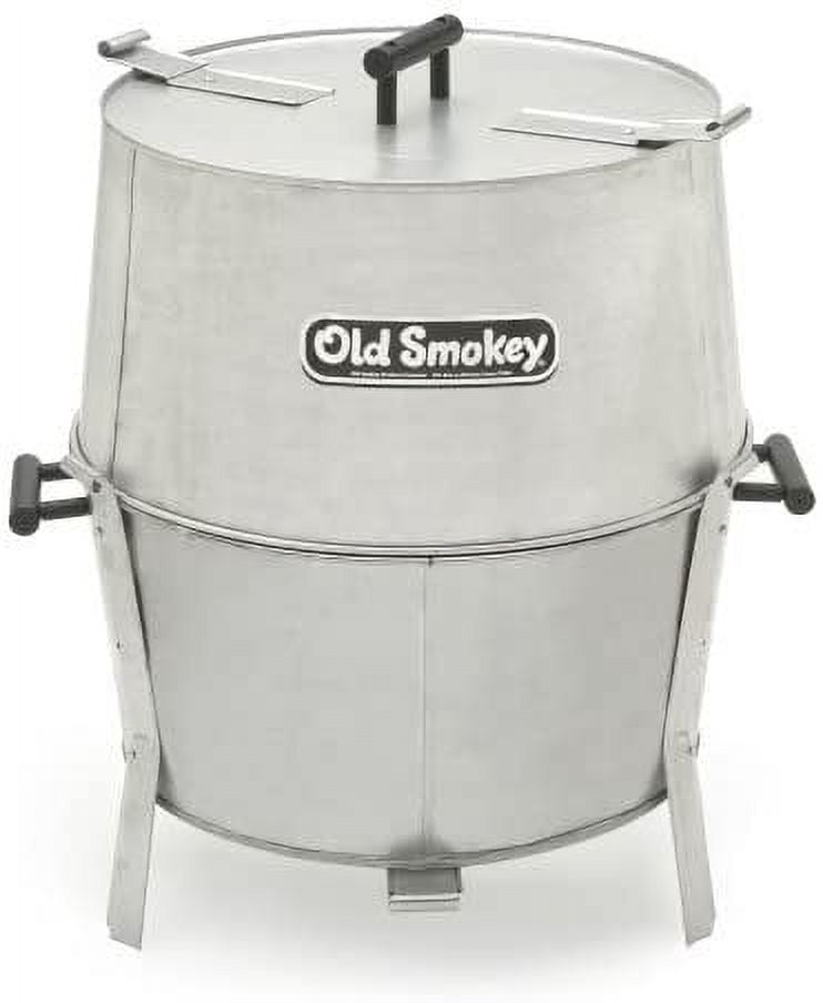 Old Smokey #22 Large Charcoal Grill - Outdoor Tailgate BBQ & Camping ...