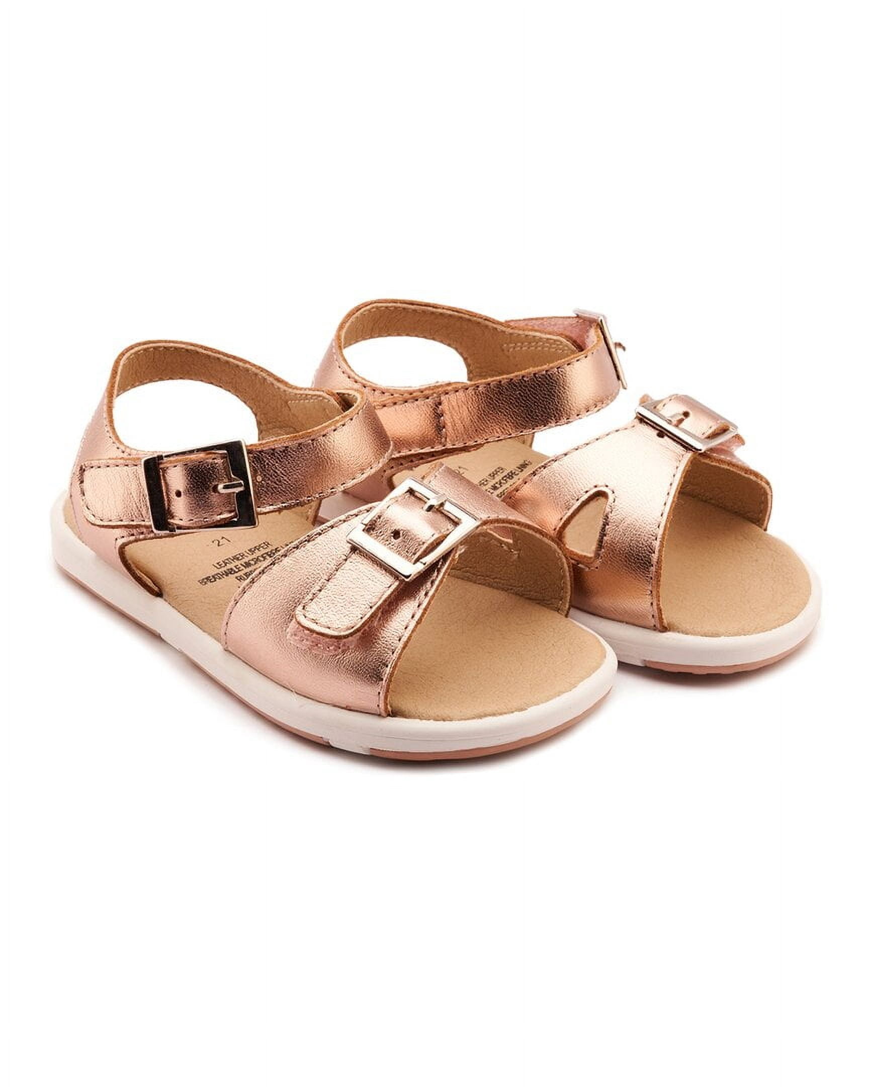 Old Soles Fresh Cut Leather Sandal, 20, Gold - Walmart.com