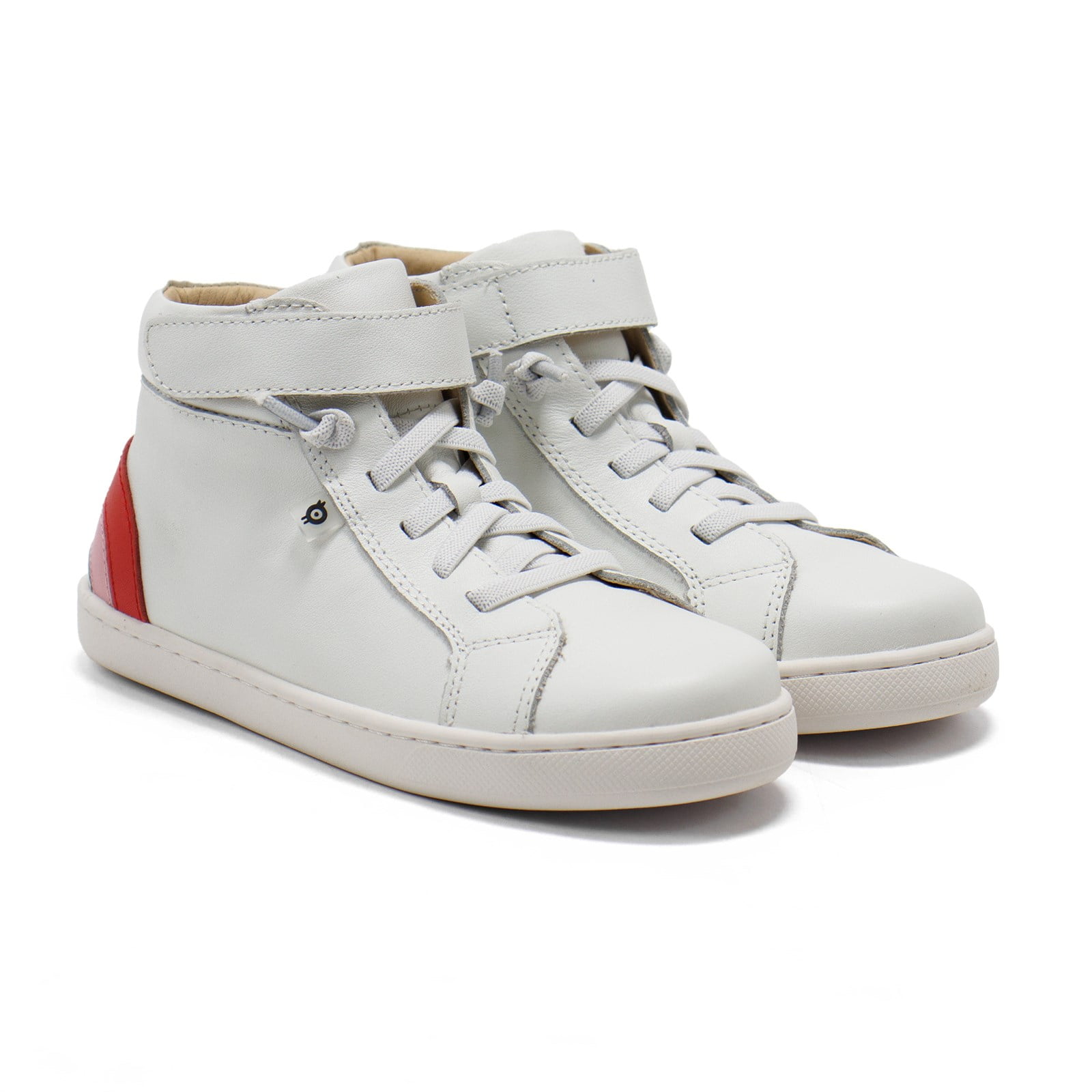 Old Soles Girls Sneaky Rainbow High-Top Sneaker, Snow \ Bright Red,29 ...