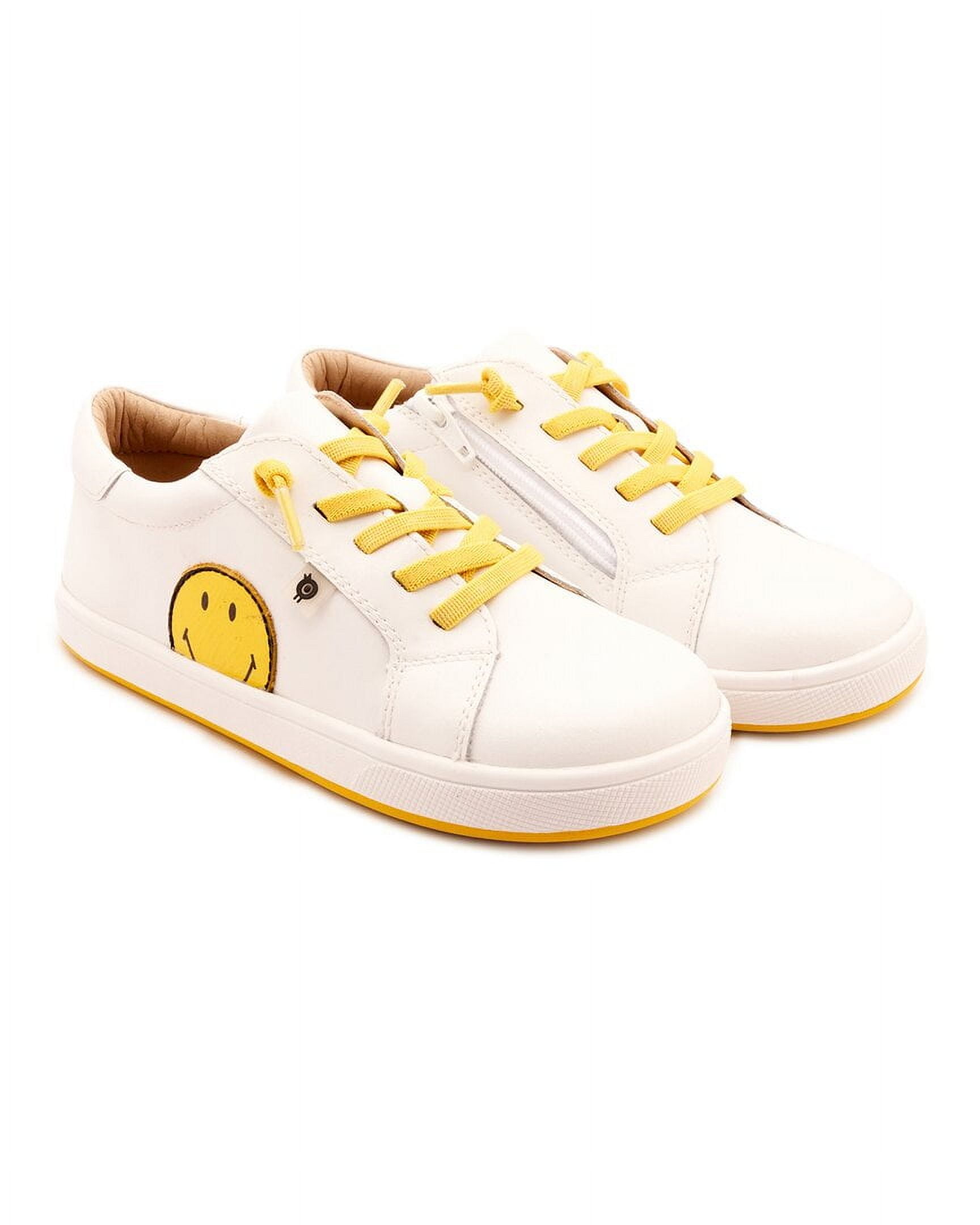 Old Soles Smiley Jumpa Leather Sneaker, 30, White - Walmart.com
