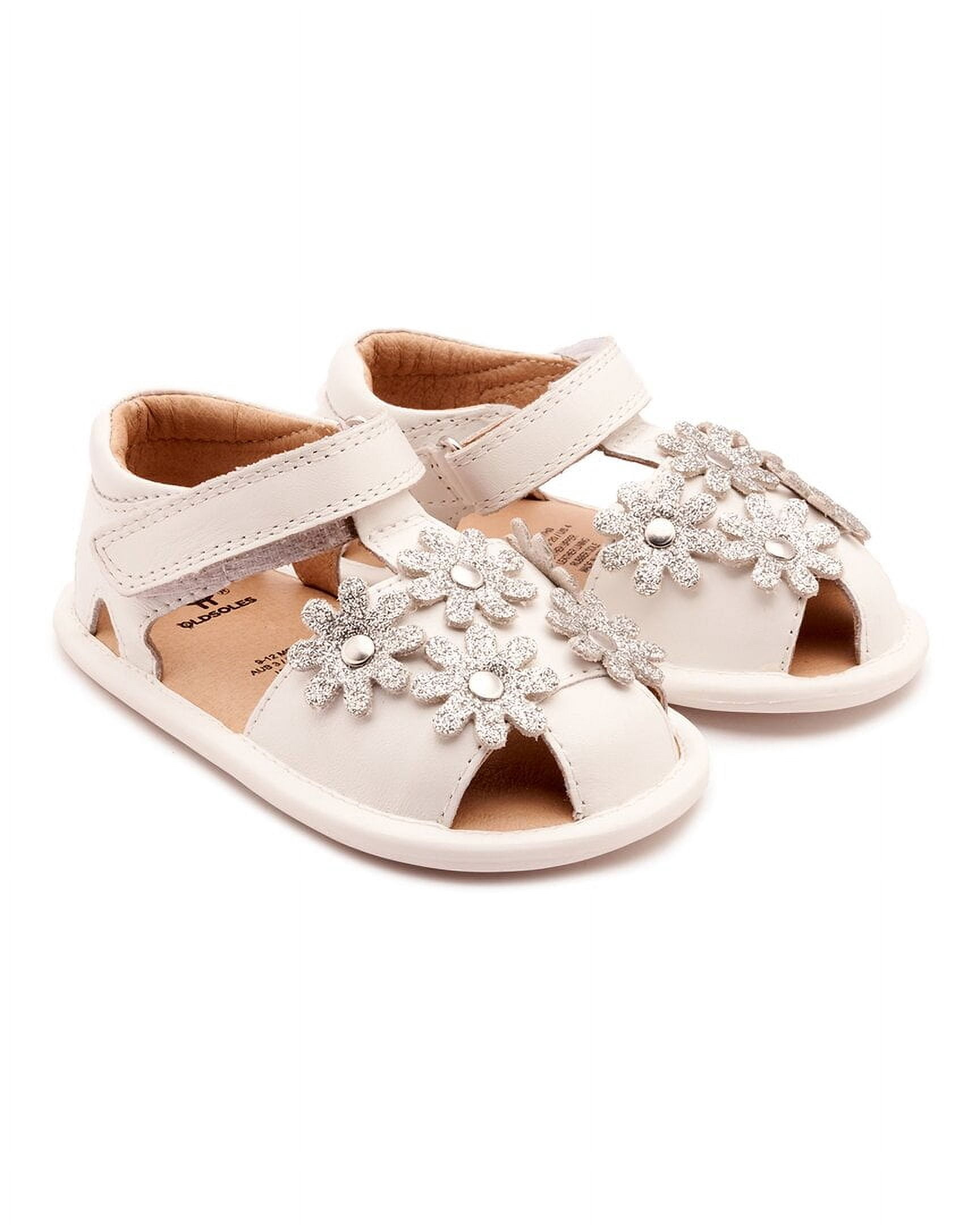 Old Soles Wild Flower Leather Sandal, 20, White - Walmart.com