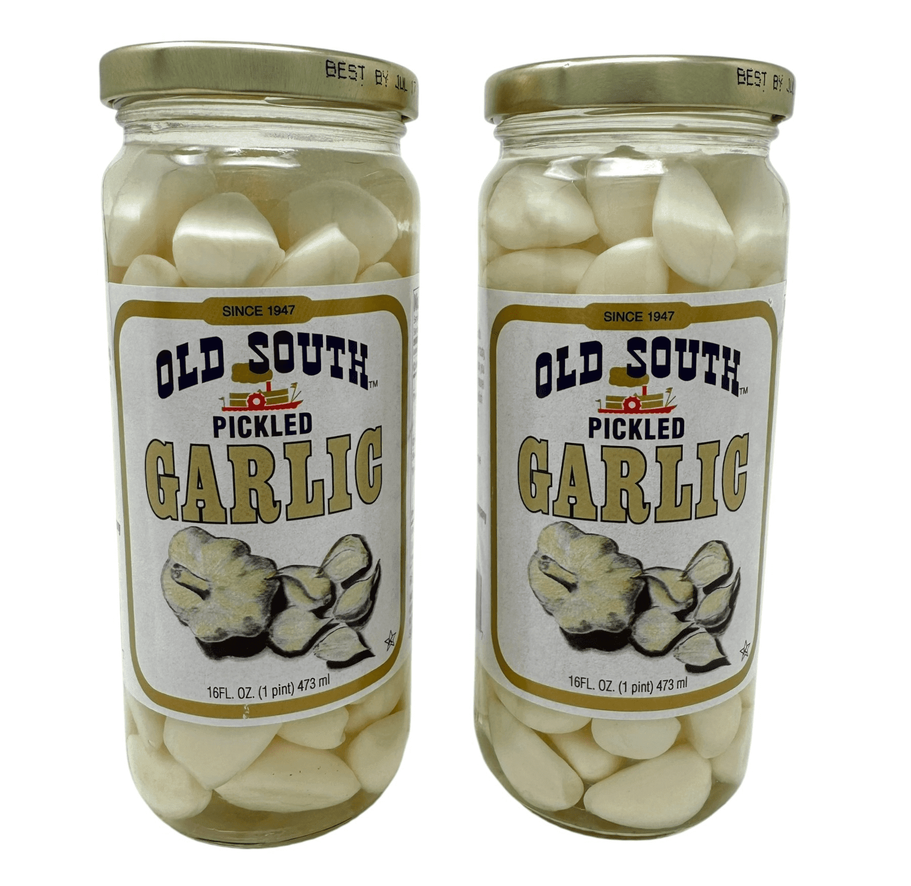 Old South Pickled Garlic, Pack of 2, 16 Fl Oz Each - Walmart Business ...