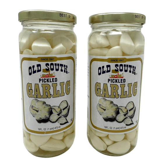 Old South Pickled Garlic, Pack of 2, 16 Fl Oz Each - Walmart.com