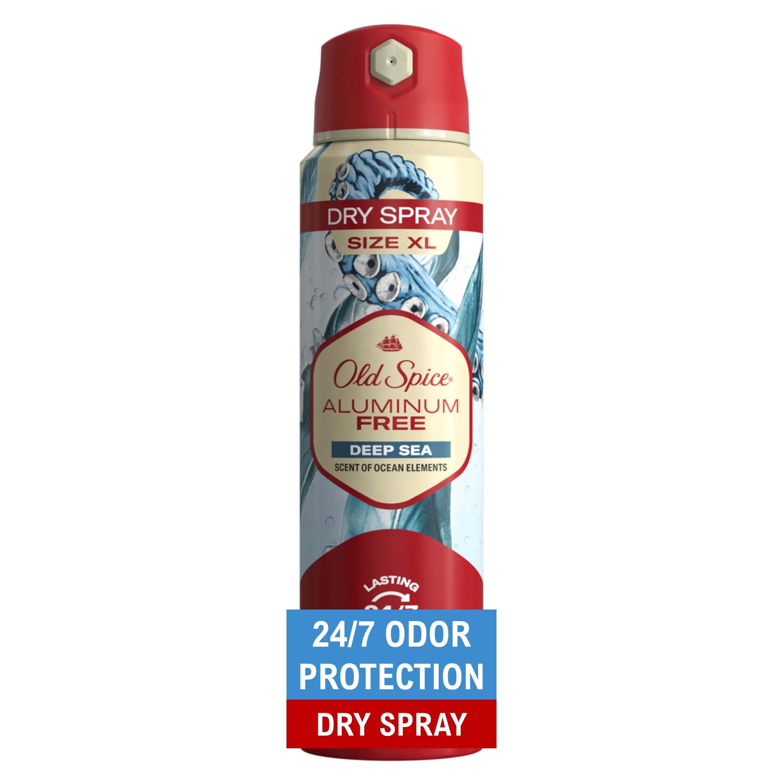 Old Spice Aluminum Free Dry Spray for Men, Deep Sea, 4.3 oz - Walmart.com