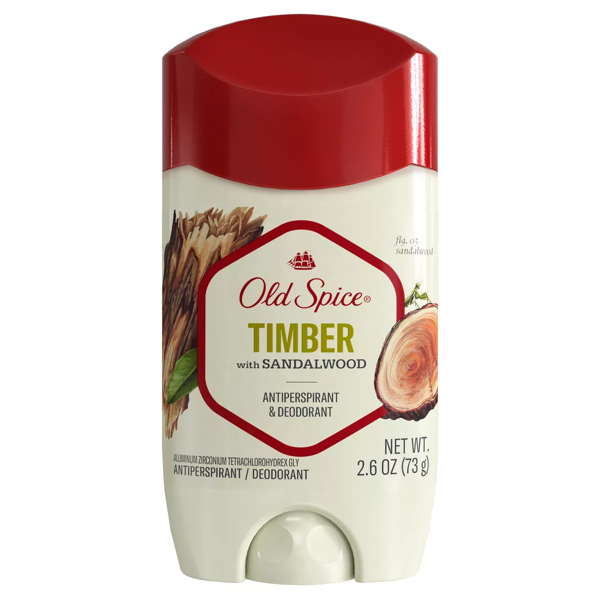 Old Spice Anti-Perspirant Deodorant Men Timber 2.6 oz 2pk - Walmart.com