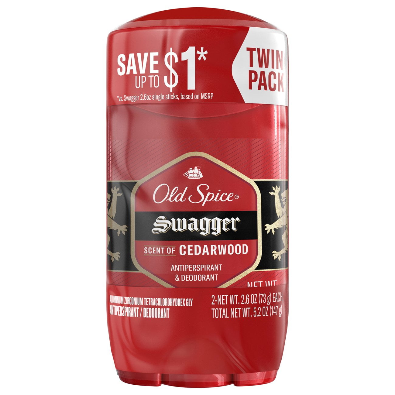 Old Spice Antiperspirant Deodorant - Swagger - 2 Pk - Walmart.com