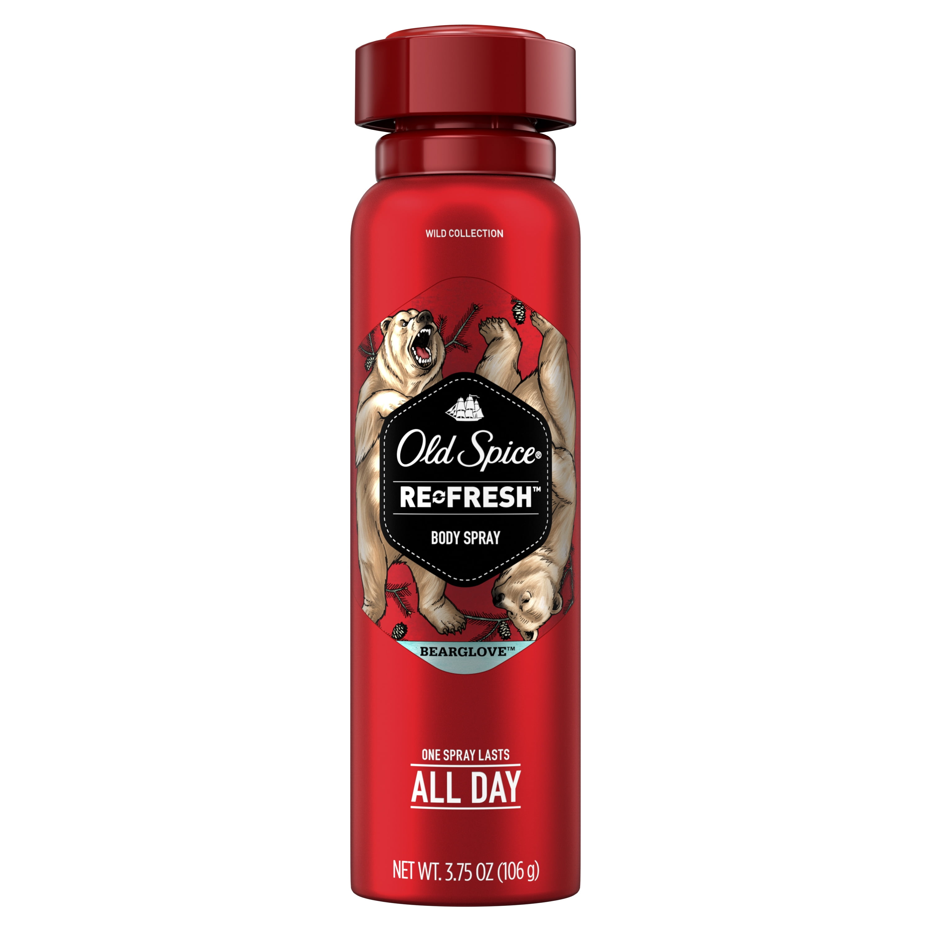 Old Spice Bearglove Body Spray for Men, 3.75 Oz - Walmart.com