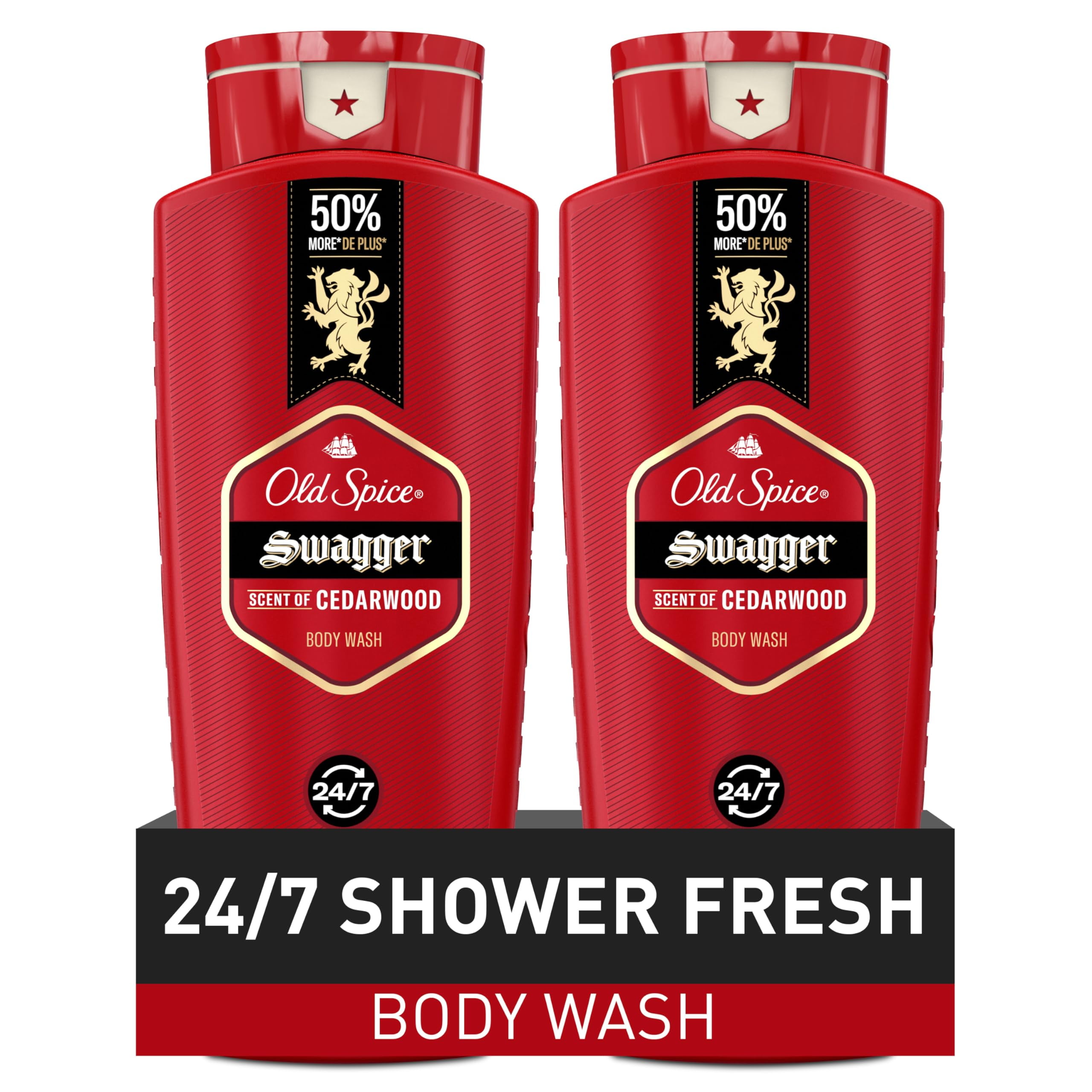 Old Spice Body Wash IRF13 for Men, 24/7 Shower Fresh with Lasting Scent ...