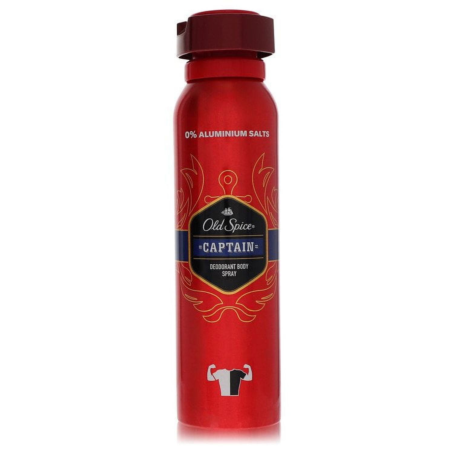 Old Spice Captain by Old Spice Deodorant Spray 5 oz for Men - Walmart.com