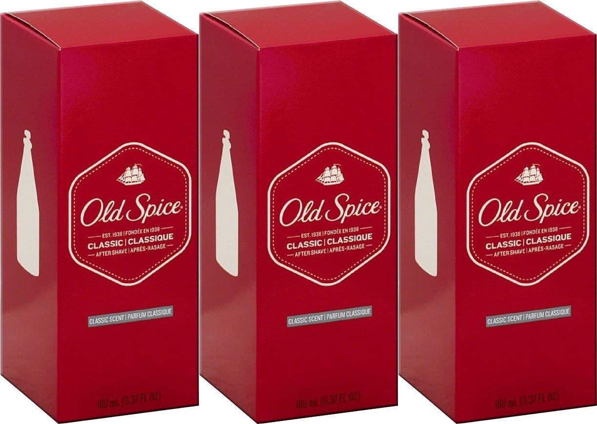 Old Spice Classic After Shave 6.37 oz ( Pack of 3) - Walmart.com