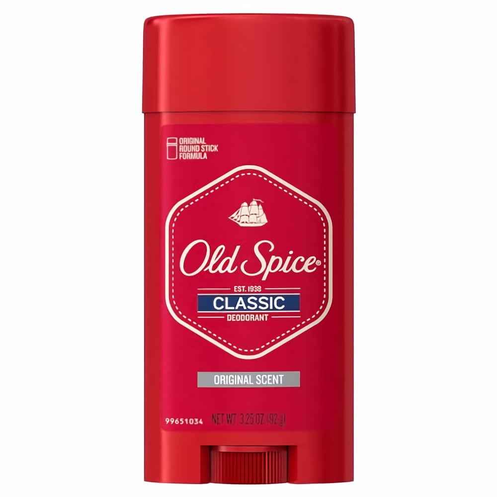 Old Spice Men's Classic Antiperspirant Deodorant Stick, Original Scent ...