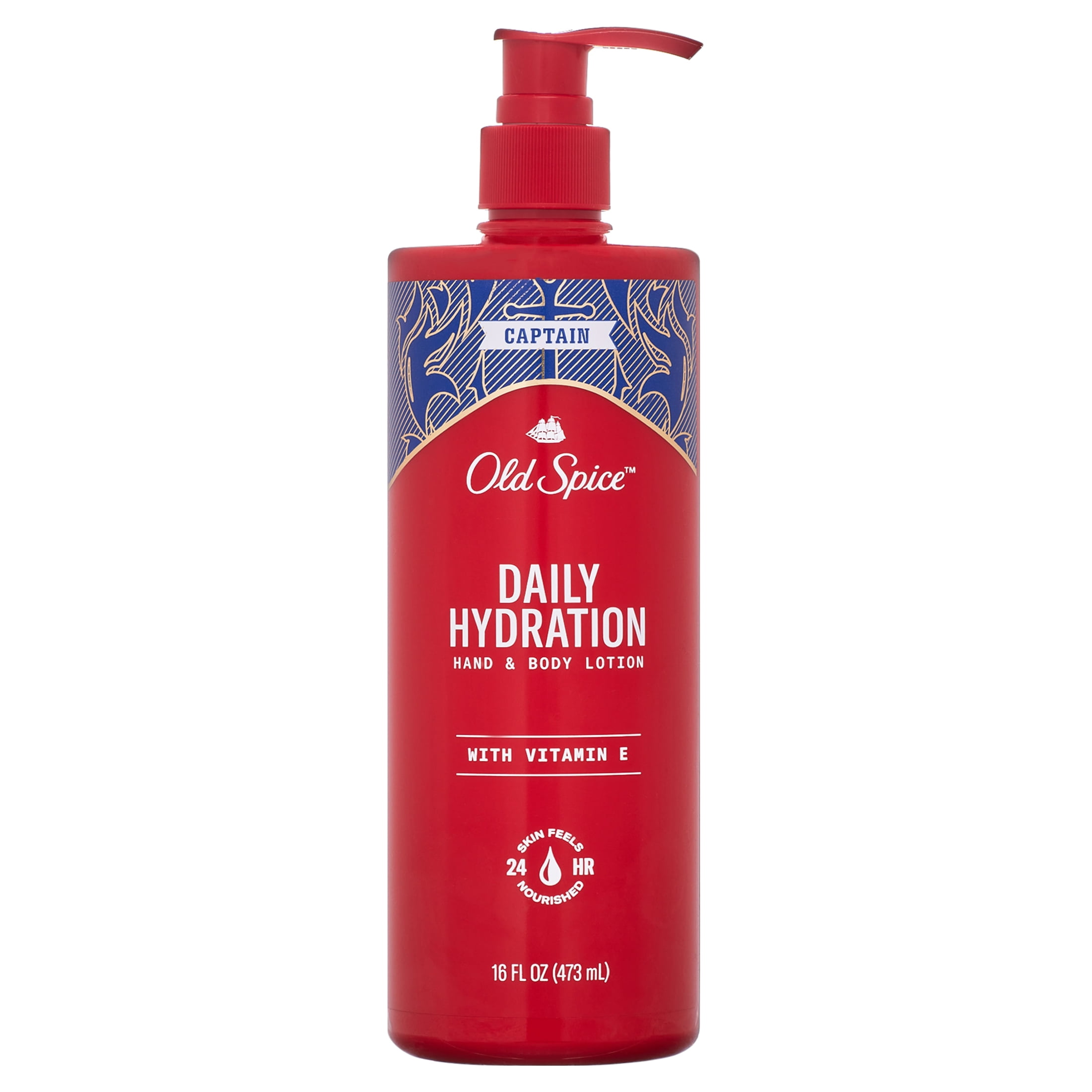 Old Spice Daily Hydration Hand & Body Lotion with Vitamin E, 16 fl oz ...