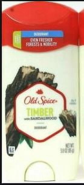 Old Spice Deodorant for Men Timber with Sandalwood Scent, 3 oz (Pack of ...