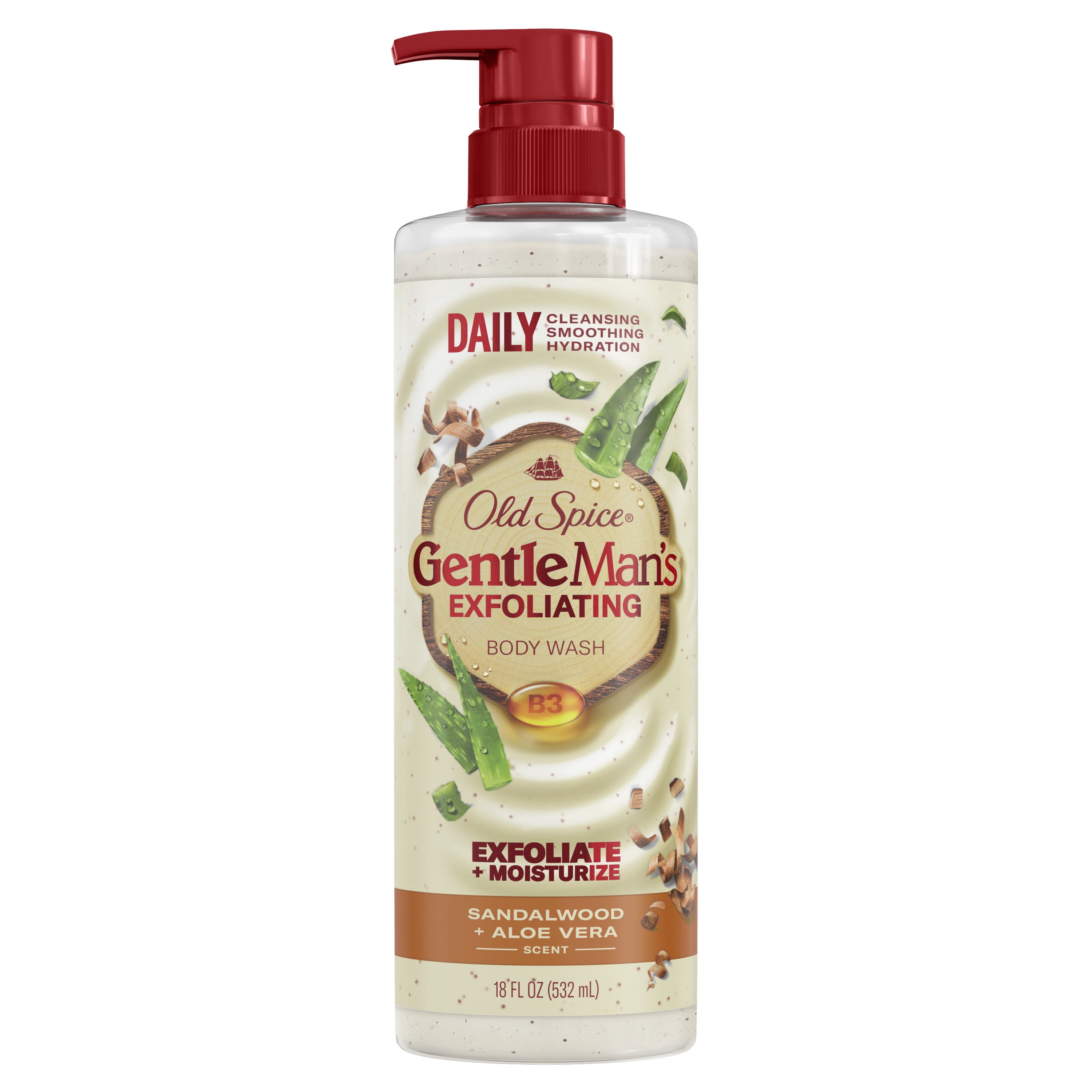 Old Spice GentleMan's Collection Exfoliating Men's Body Wash ...