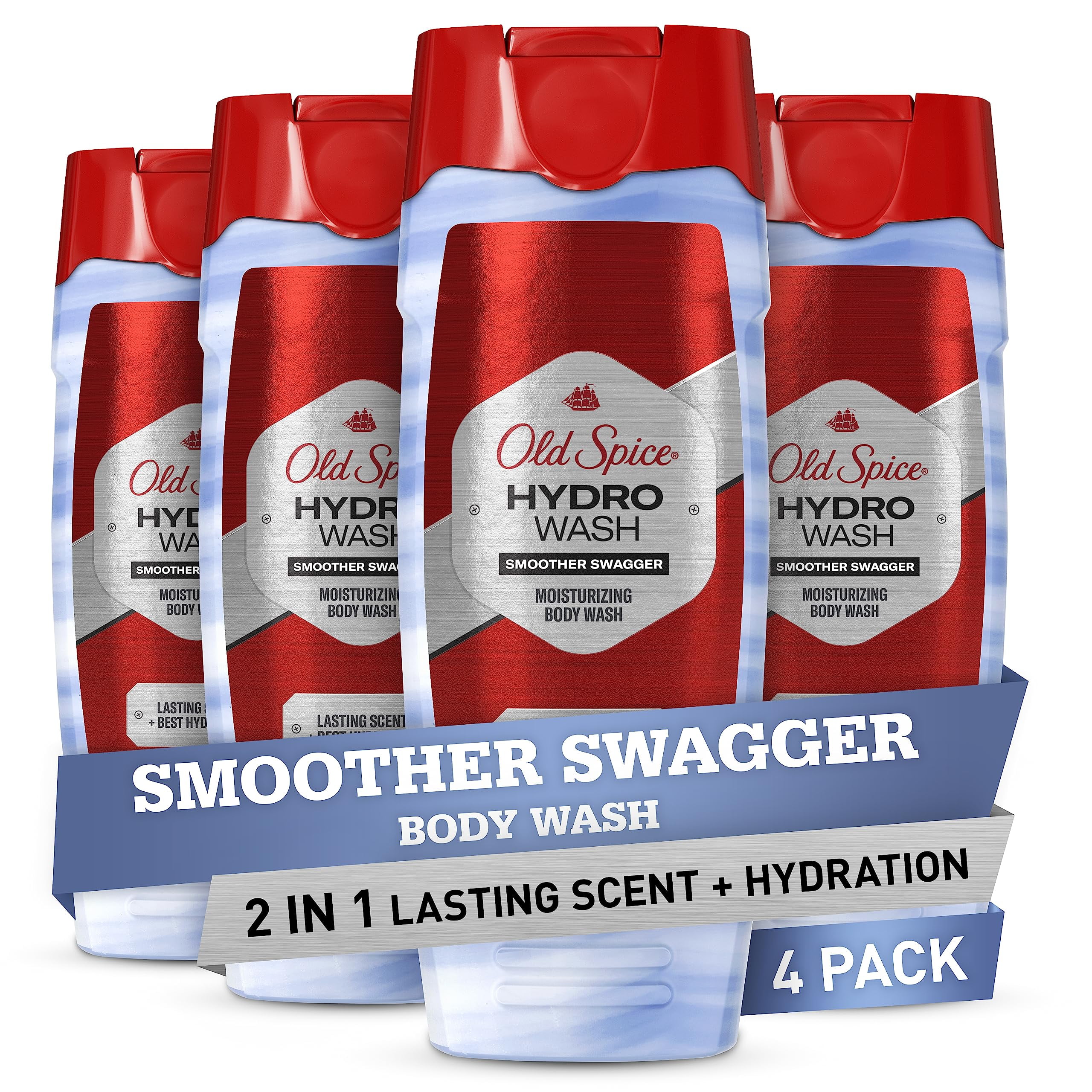 Old Spice Hydro Body Wash for Men, 2 in 1 Lasting Scent + Hydration ...