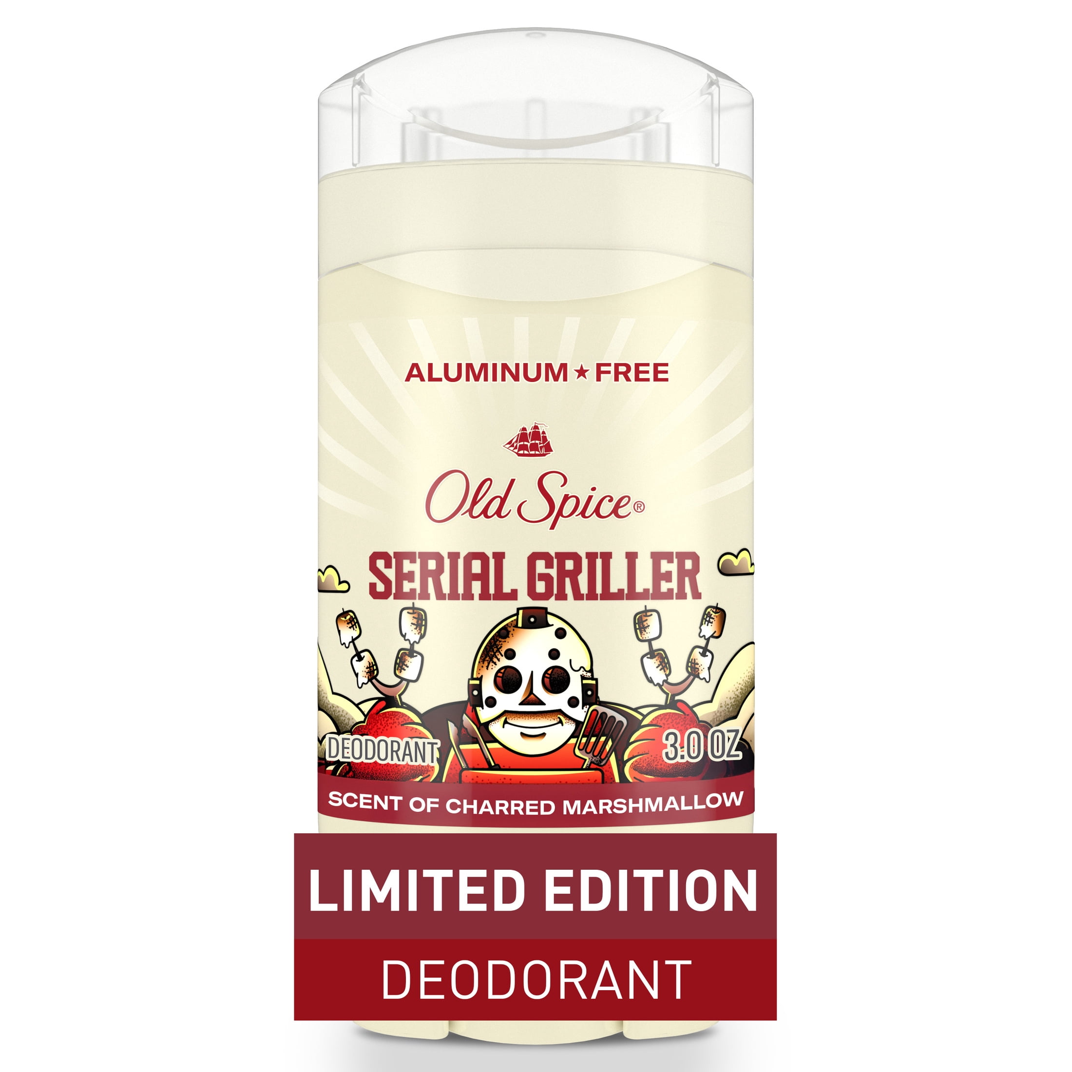 Old Spice Men's Deodorant, Serial Griller, Aluminum Free, 3oz - Walmart.com