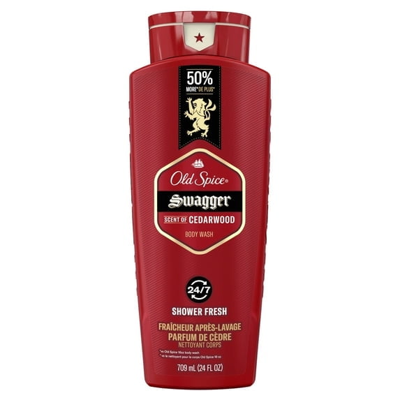 Old Spice Men's Body Wash, Swagger Cedarwood Scent, 24 fl oz - 2 Count ...