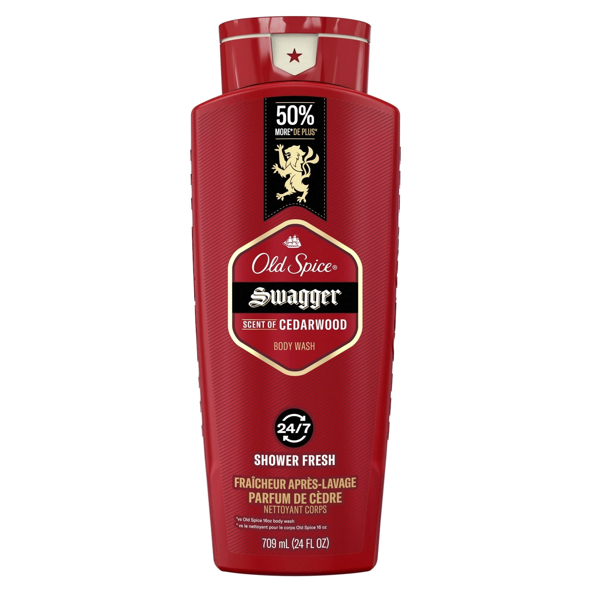 Old Spice Men's Body Wash, Swagger Cedarwood Scent, 24 fl oz - 3 pack ...