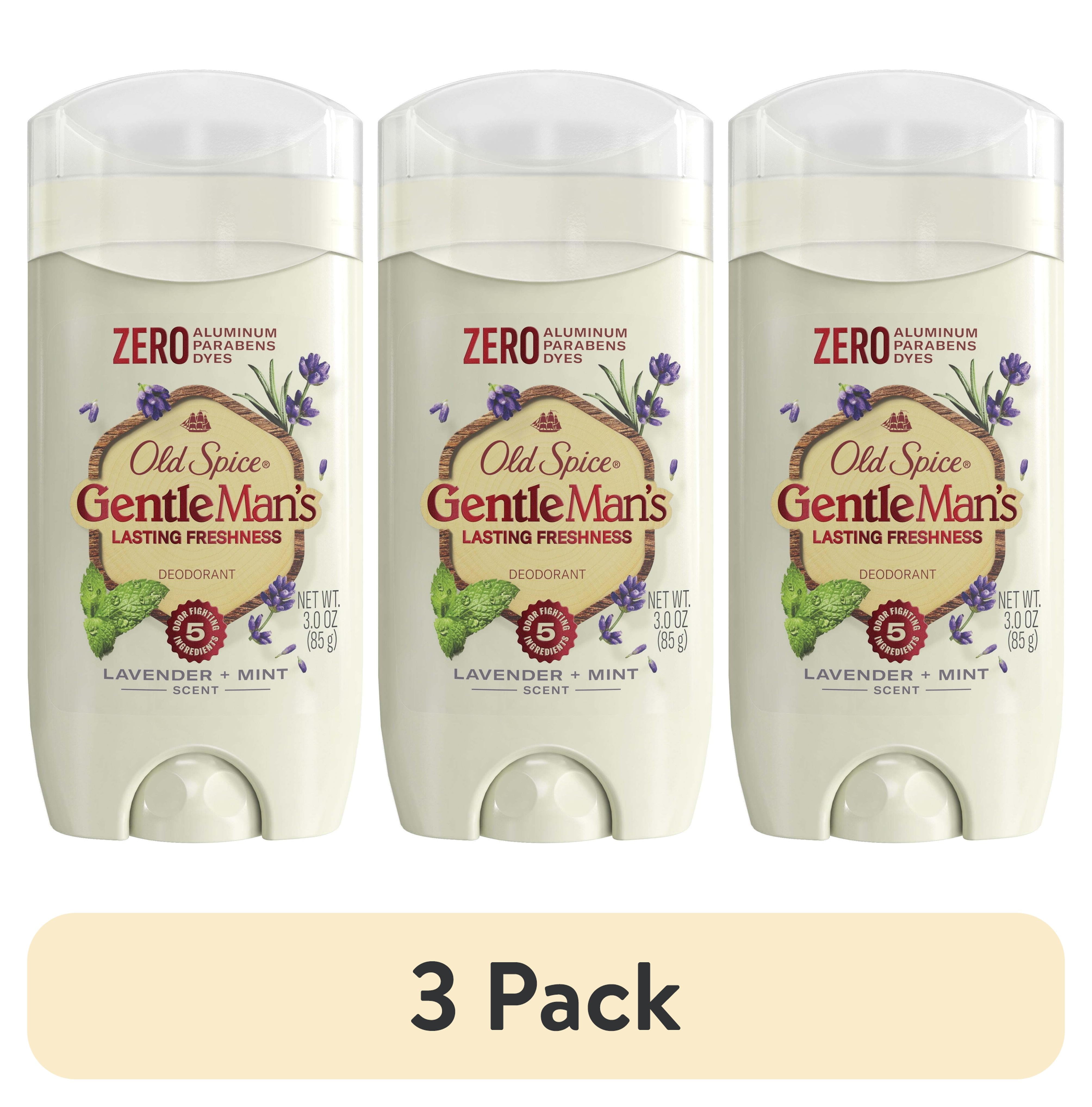 (3 pack) Old Spice Men's Deodorant, Gentleman's Blend Invisible Solid Stick, Lavender & Mint, 3. ...