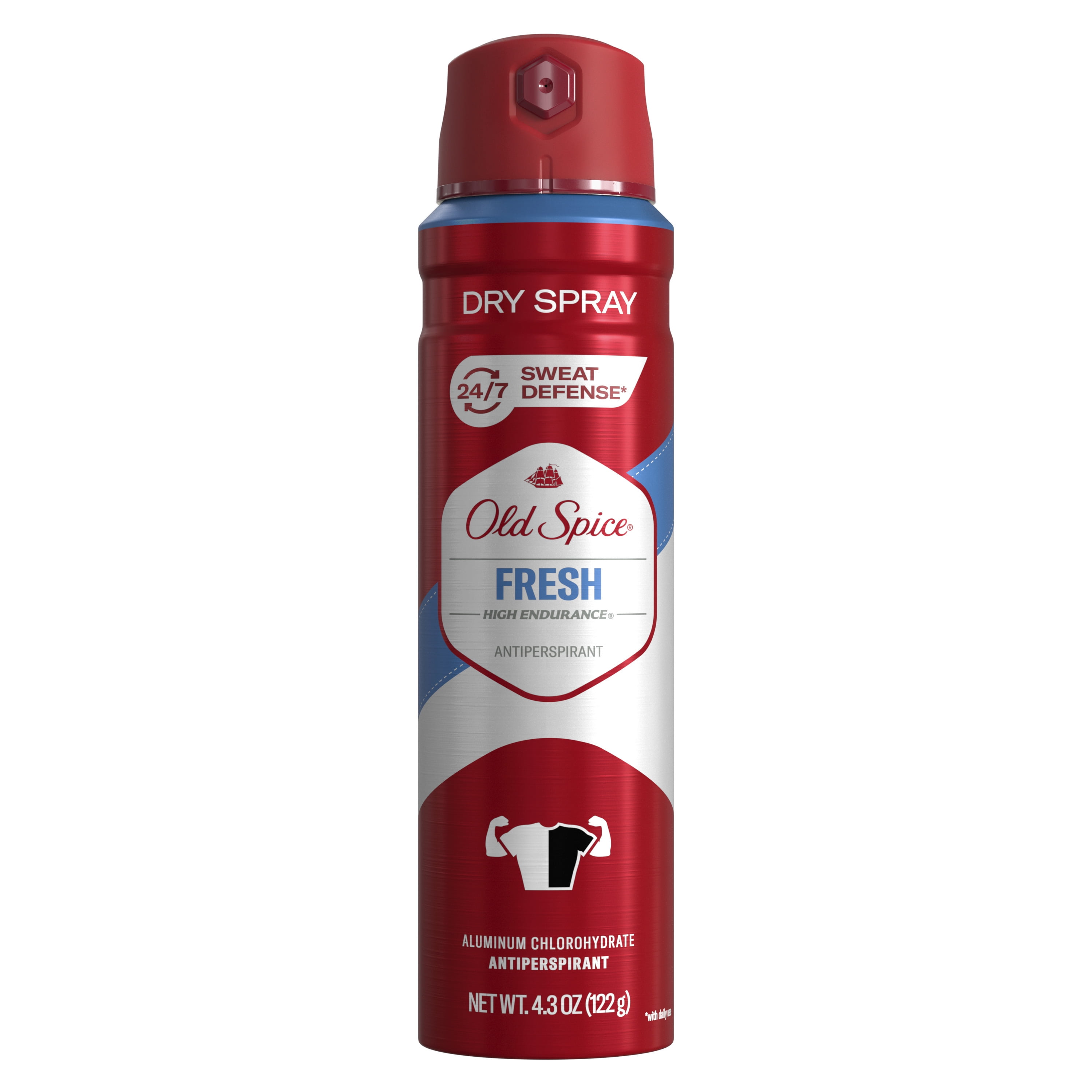 Old Spice Men's High Endurance Anti-Perspirant and Deodorant Invisible Dry Spray, Fresh Scent 4. ...