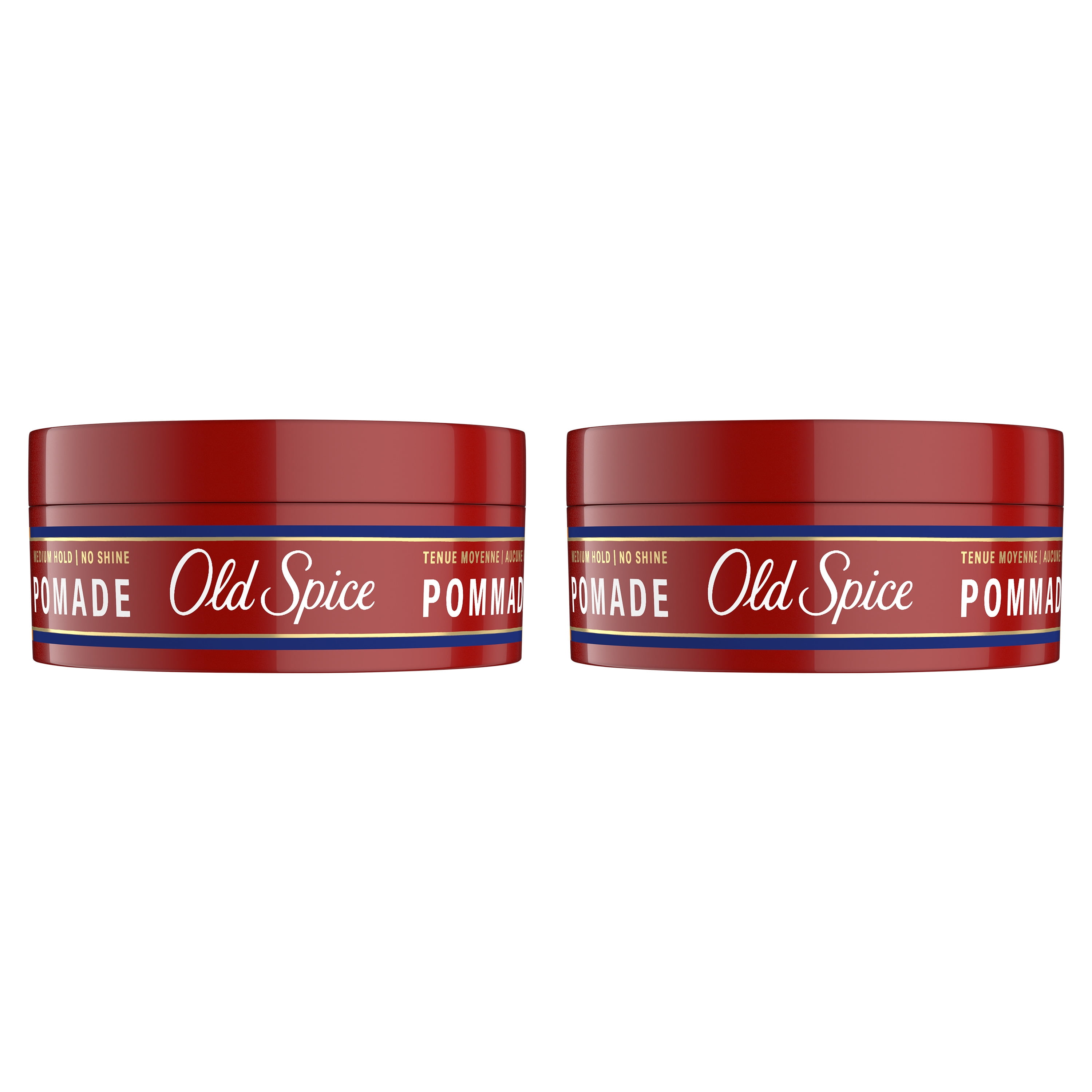 Old Spice Mens Hair Styling Pomade, Medium Hold, 2.2 oz, 2 Pack ...