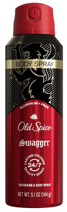 Old Spice Old Spice Aluminum Free Body Spray Swagger (Pack of 4 ...