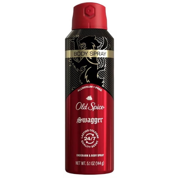 Old Spice Swagger Aluminum Free Body Spray with Lasting Fragrance (Pack ...