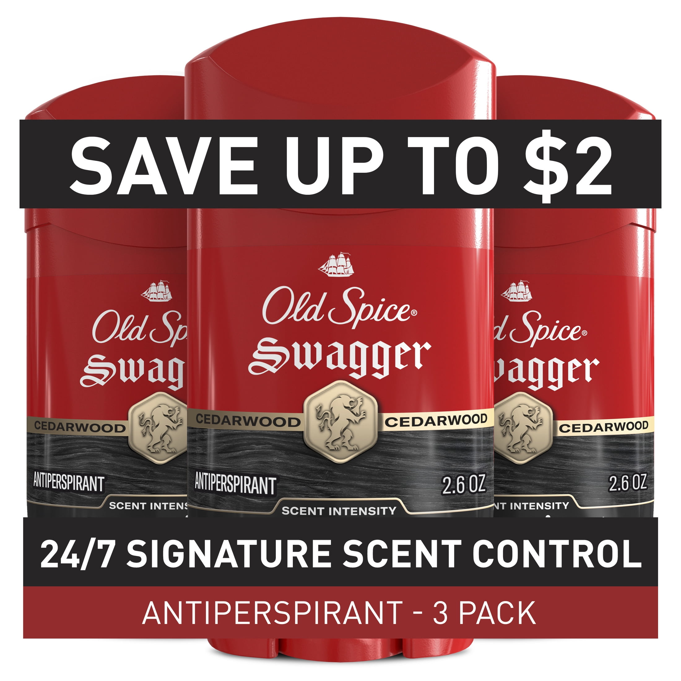 Old Spice Red Collection Invisible Solid Antiperspirant for Men ...