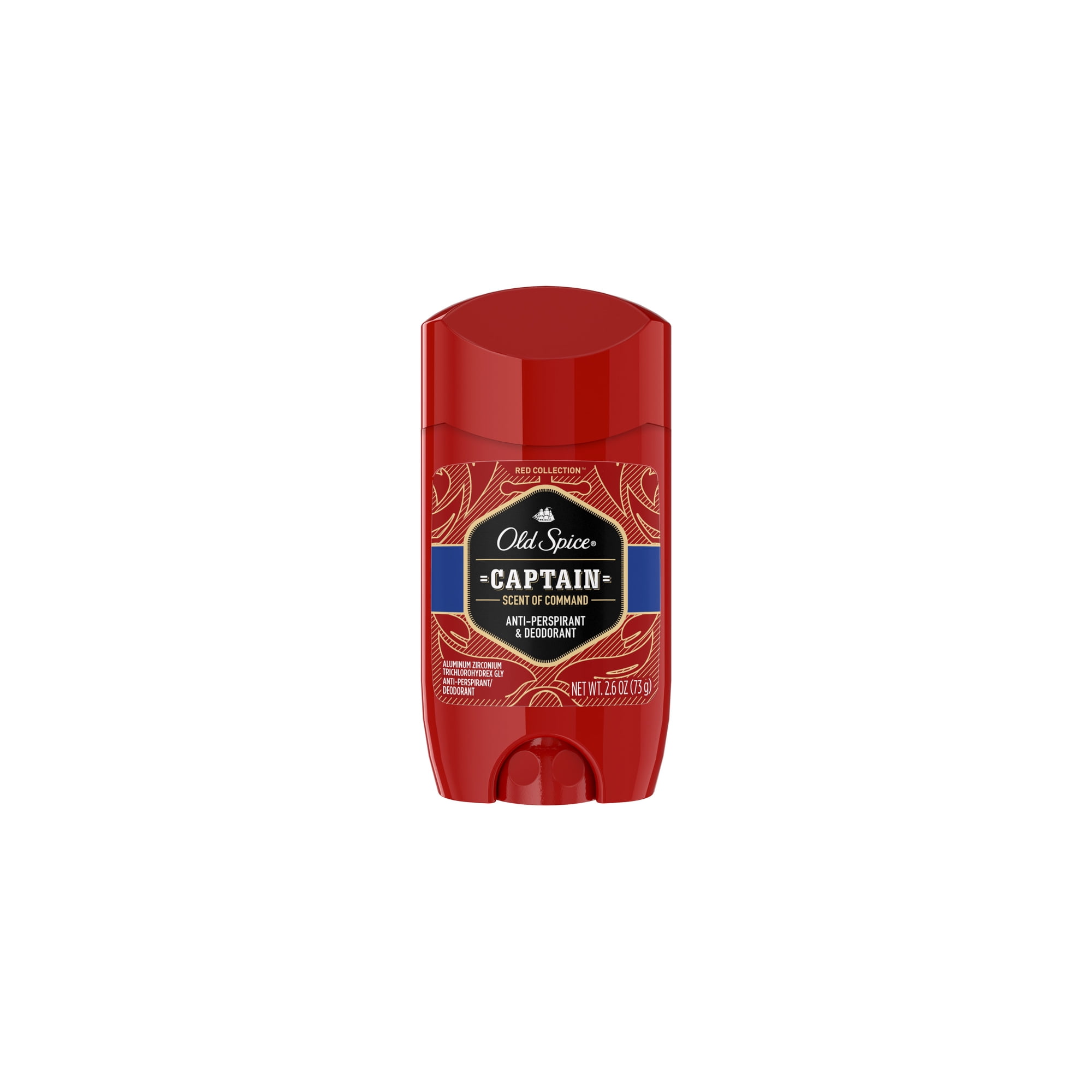 Old Spice Red Collection Captain Scent Invisible Solid Anti-Perspirant ...