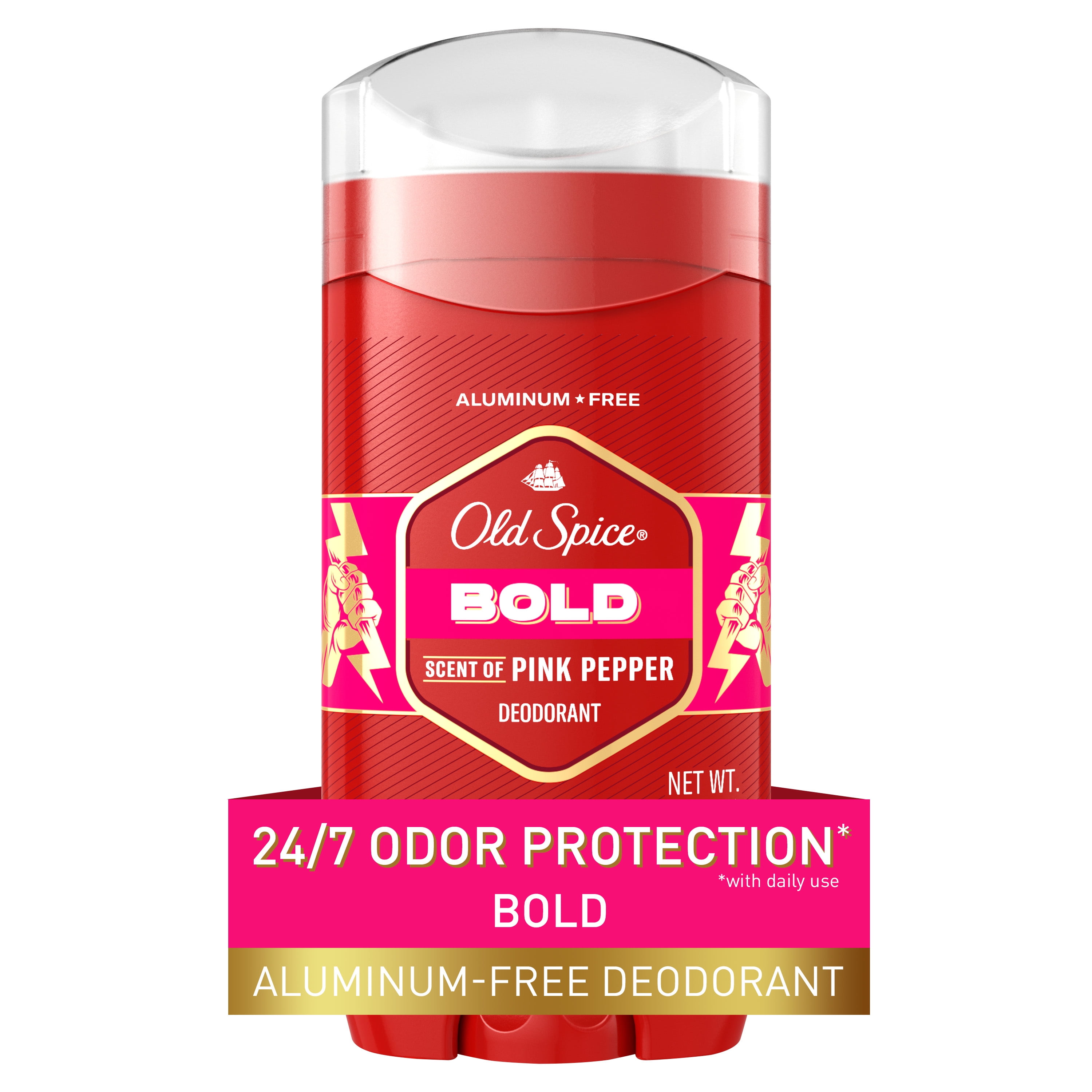 Old Spice Original Deodorant, Bold Scent, Red Collection for Men, 24 ...