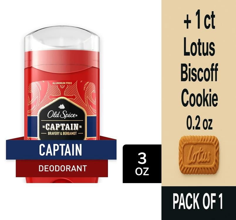 Old Spice Red Collection for Aluminum-Free Men Deodorant Captain Scent ...