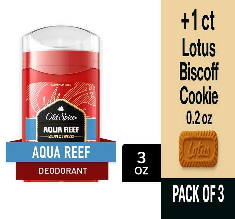Old Spice Red Collection for Men Aluminum-Free Deodorant Aqua Reef ...