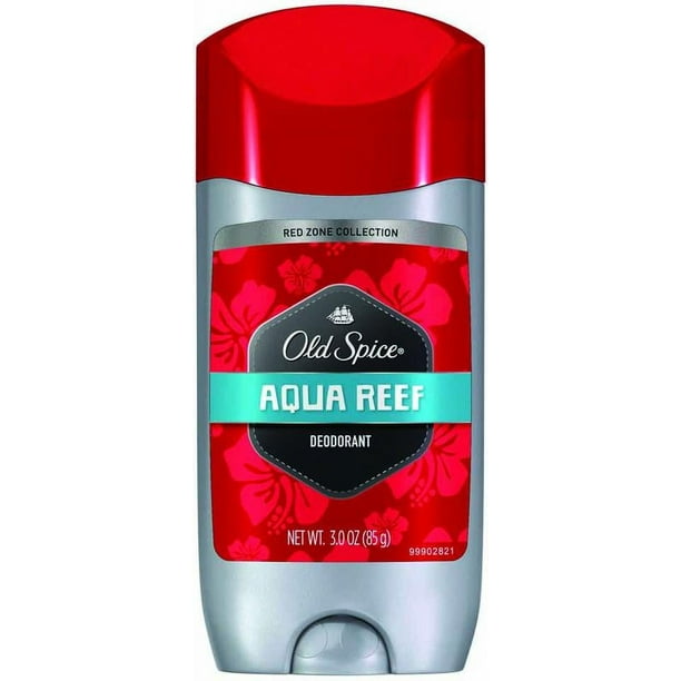 Old Spice Red Zone Collection Aqua Reef Scent Men's Deodorant 3 Oz ...