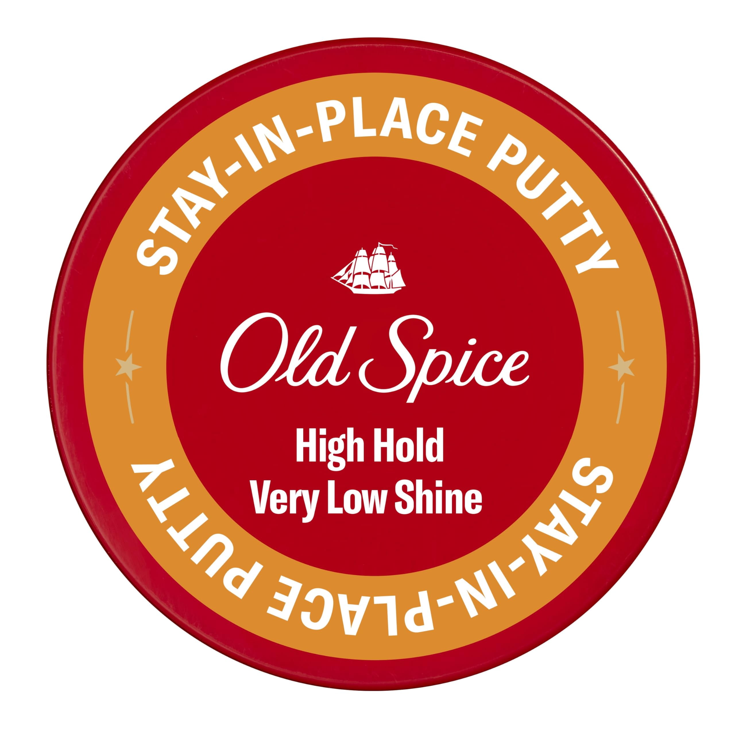 Old Spice Stay-In-Place Hair TMA2 Styling Putty for Men, High Hold, Very Low Shine, 2.22 Oz ...