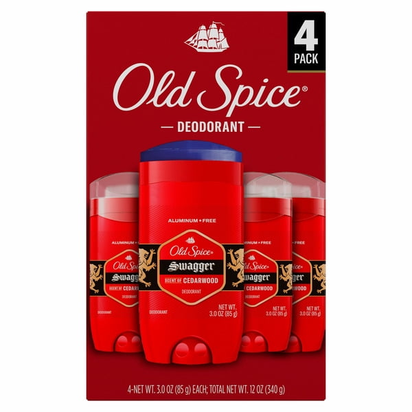 Old Spice Swagger Deodorant, 3 oz, 4-Pack - Walmart.com