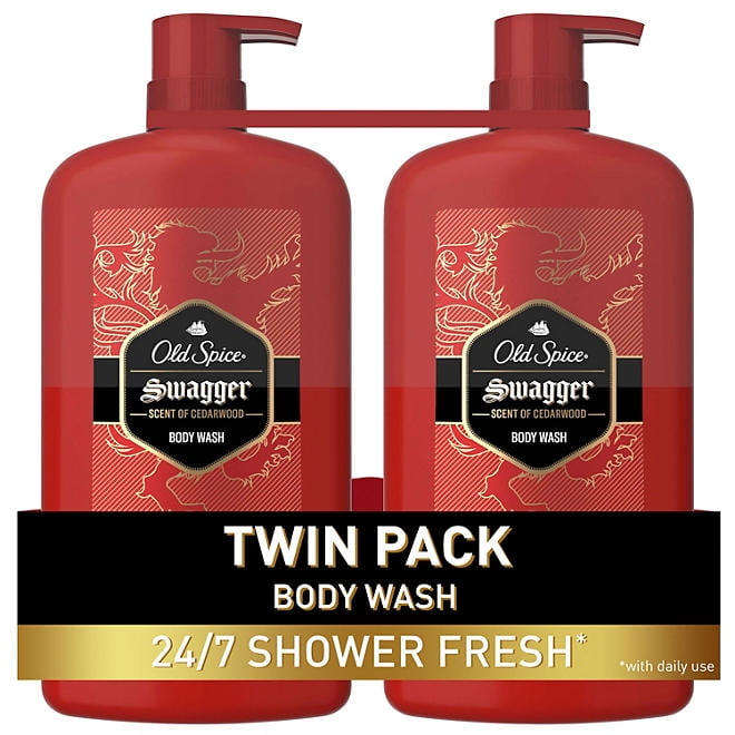 Old Spice Swagger Scent of Confidence Body Wash for Men (30 fl. oz ...
