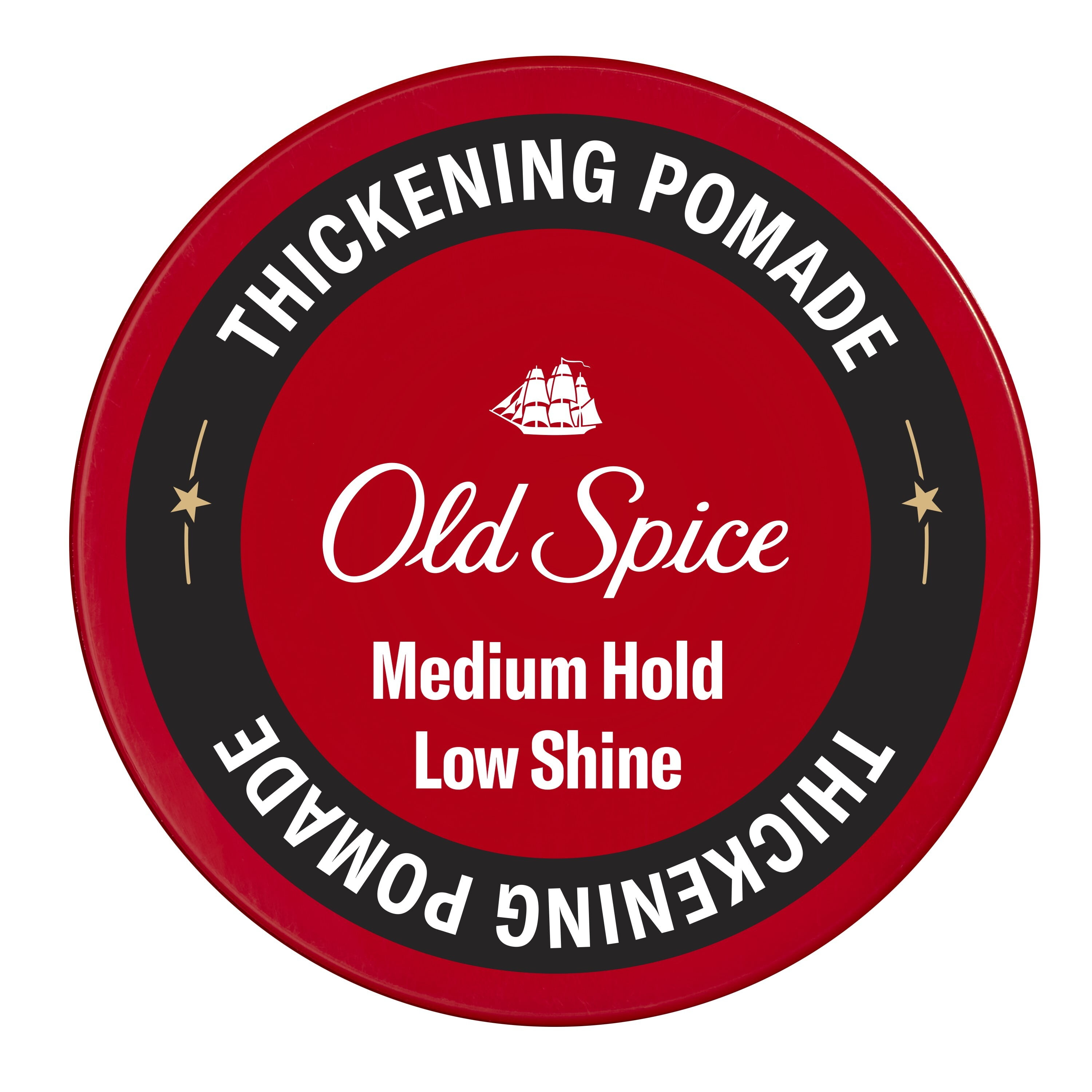 Old Spice Men's Medium Hold Pomade, Low Shine, Biotin Infused for Thicker Looking Hair, All ...