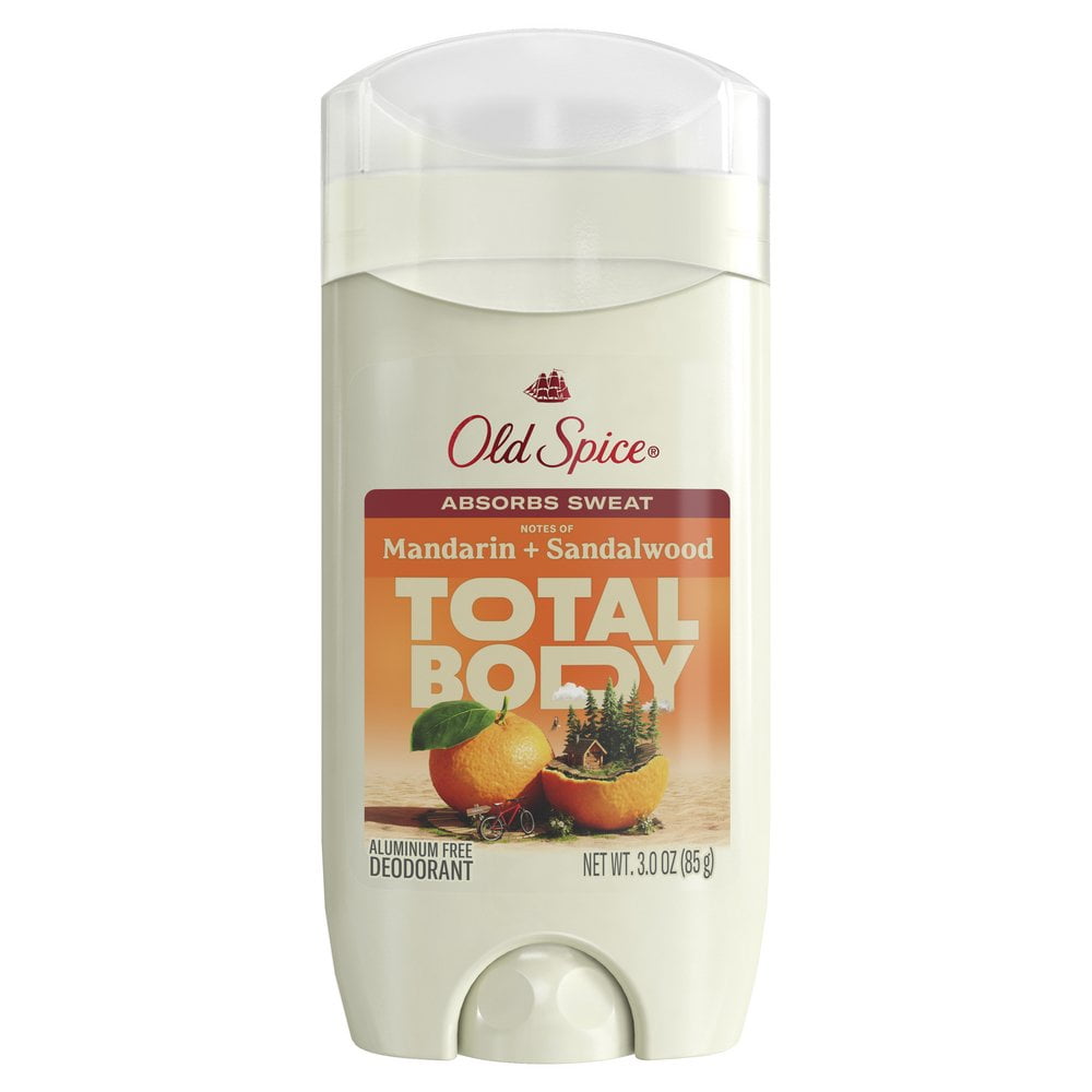 Old Spice Total Body Deodorant - Mandarin & Sandalwood - 3 oz ...