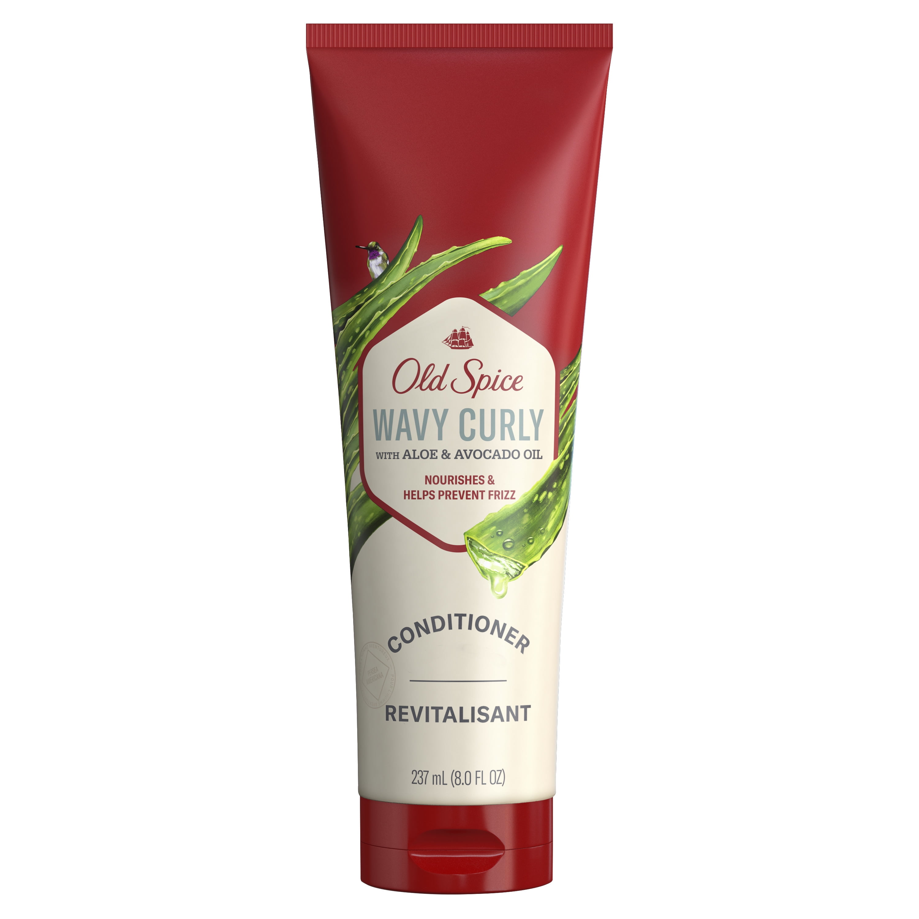 Old Spice Wavy Curly Men Conditioner with Aloe & Avocado Oil, 8 fl oz ...