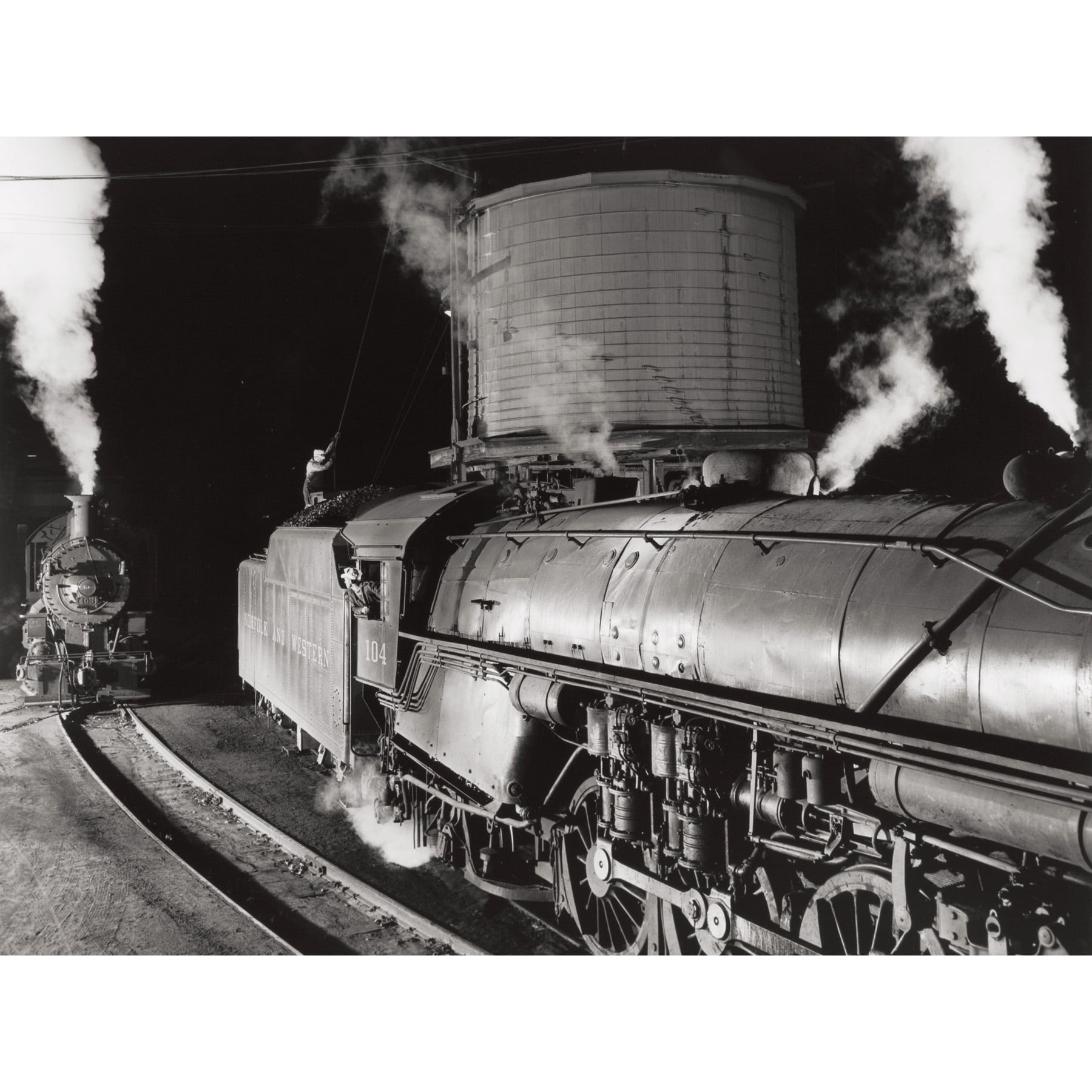 Old Steam Train Engines Virginia USA Large Wall Art Print - Walmart.com