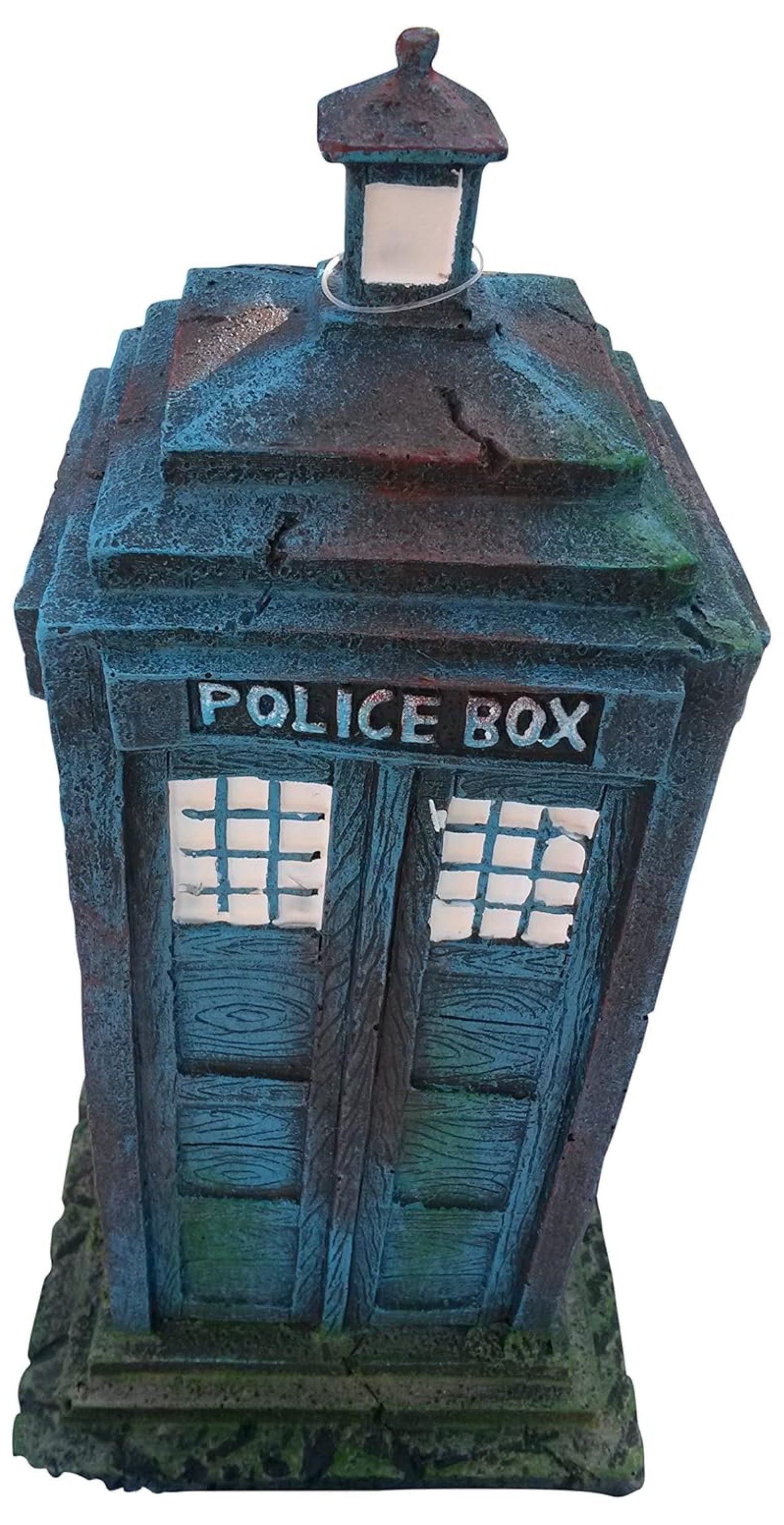 Old Style 1960's Police Box Aquarium Ornament Decor, Fish Safe ...