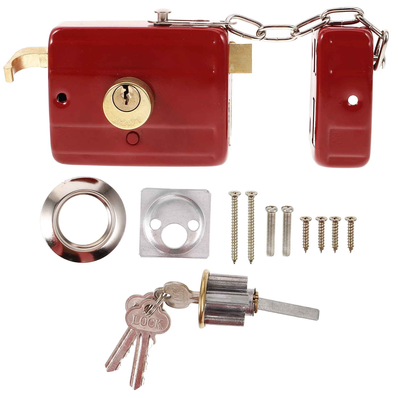 Old Style Anti-theft Door Lock Bolts Slide Bolt Single Door Locks Door ...