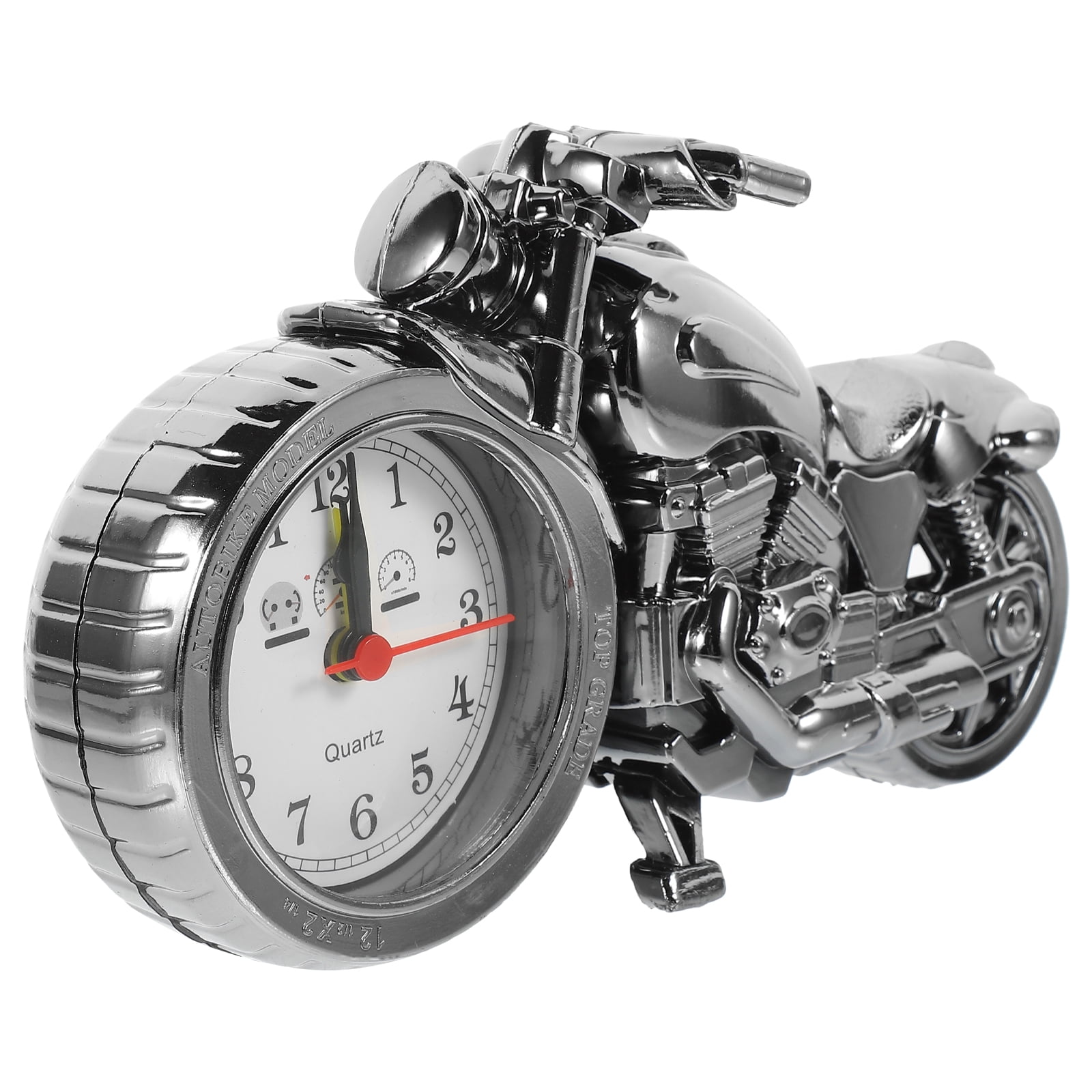 Old Style Clock Motorcycle Electric Dirt Bike Kids Alarm Model Office ...