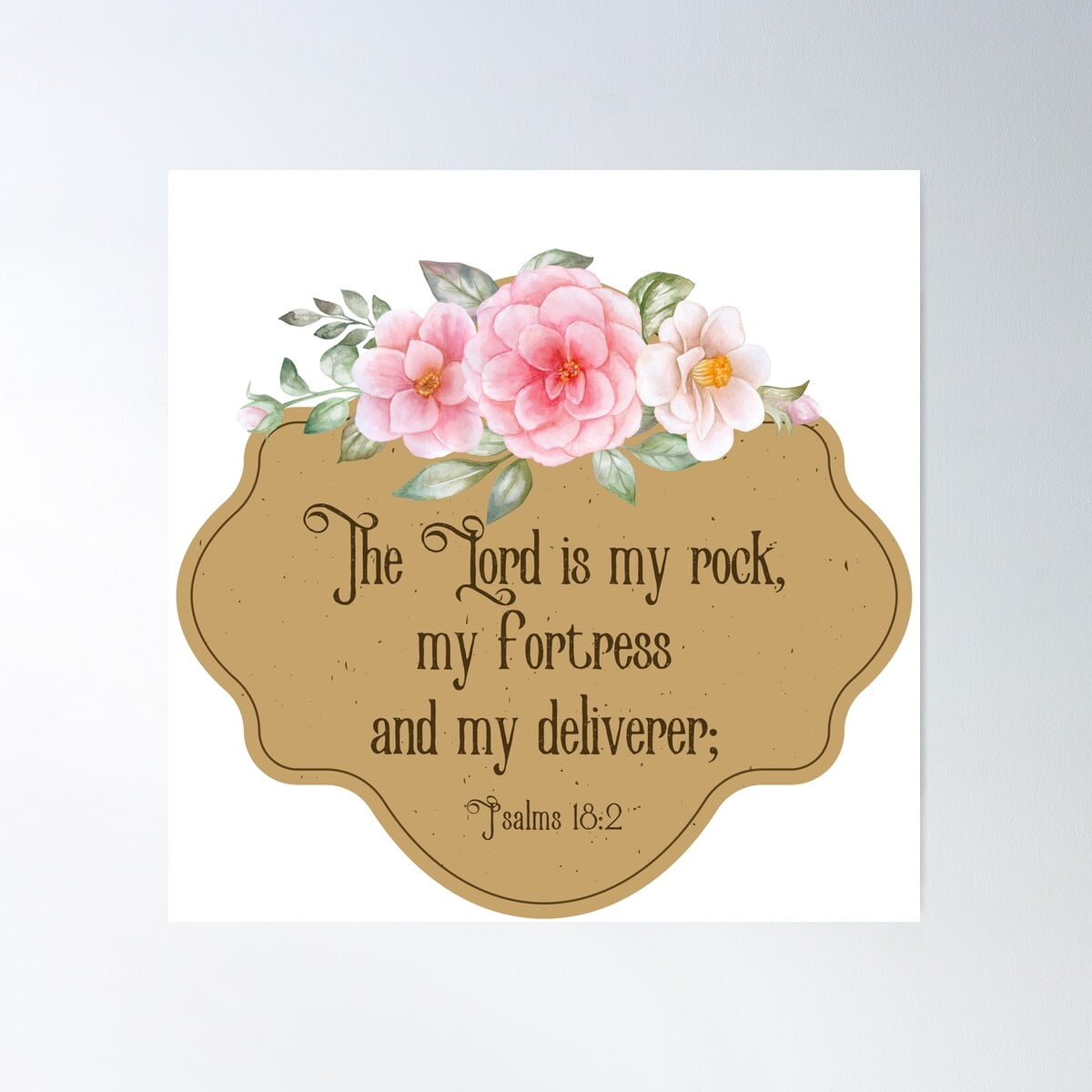 Old Testament Verse - The Lord Is My Rock, My Fortress And My Deliverer ...