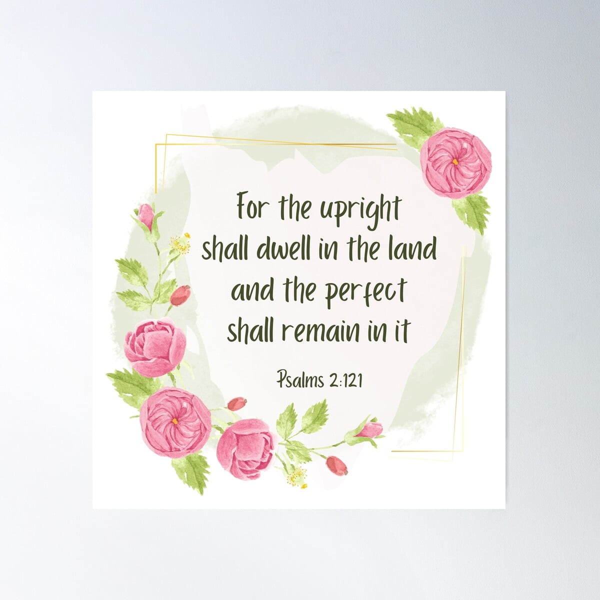 Old Testament Verse - For The Upright Shall Dwell In The Land And The ...